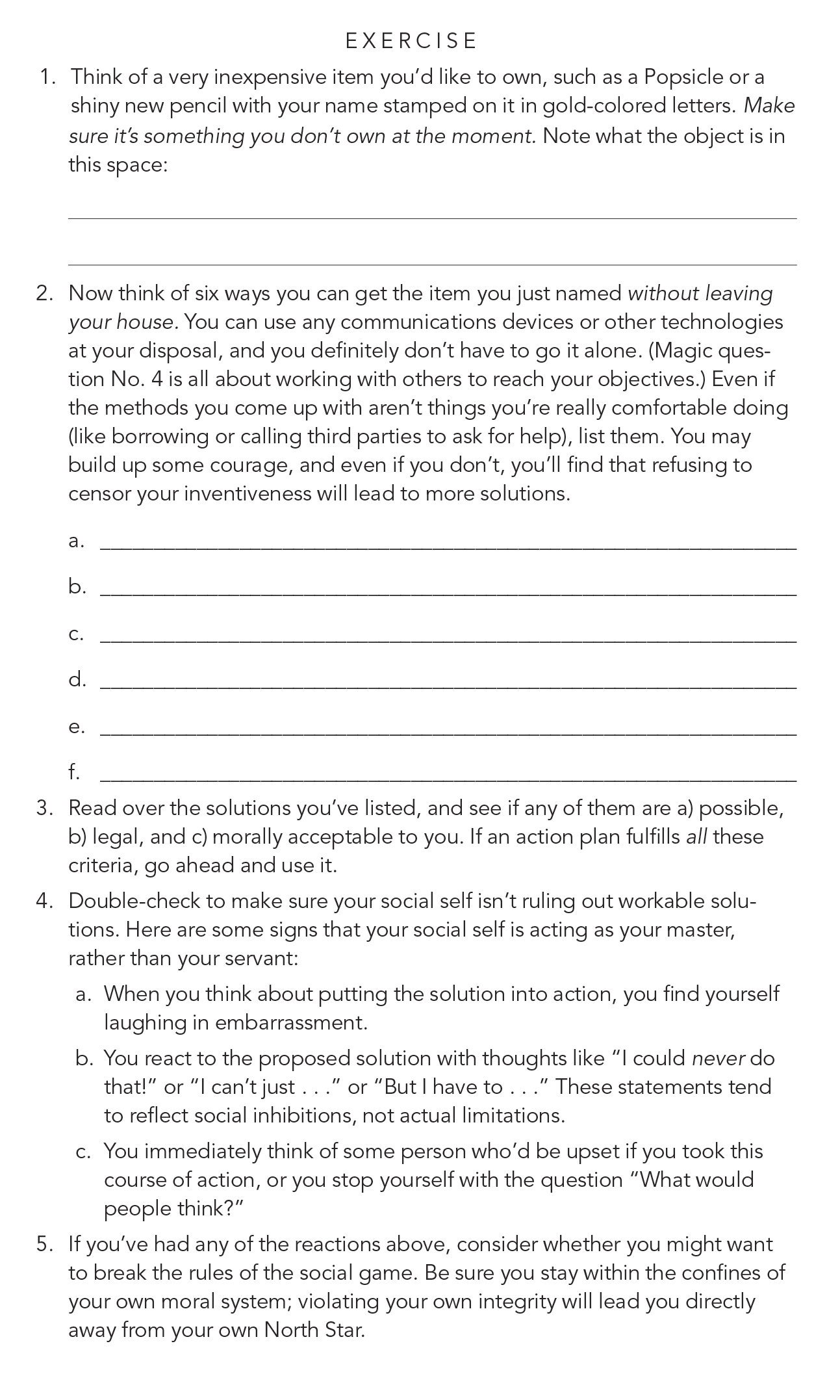 Extended ebook content for Finding Your Own North Star: 30. Magic ...