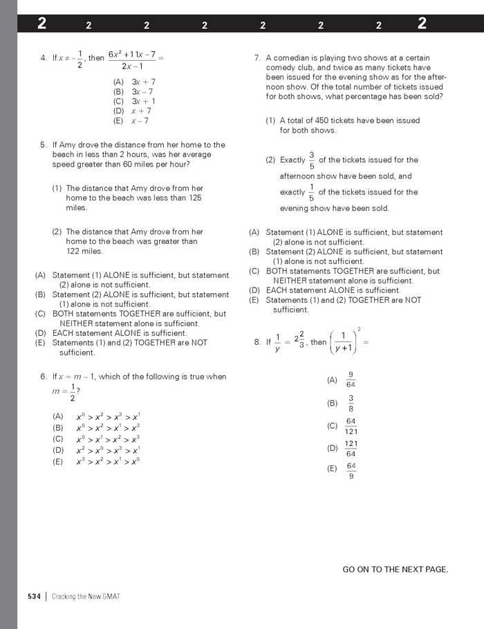 Extended ebook content for Cracking the New GMAT, 2013 Edition: GMAT ...