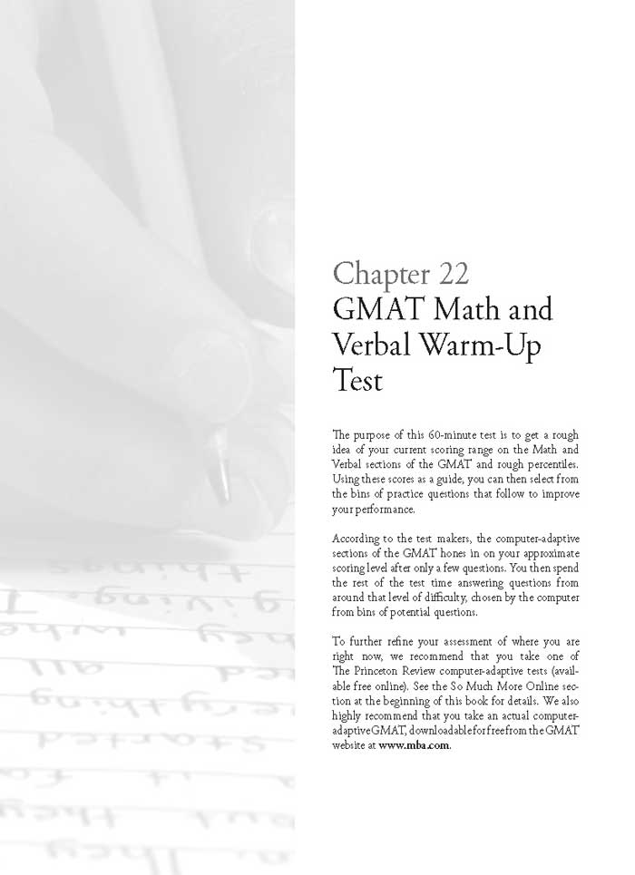 Extended ebook content for Cracking the New GMAT, 2013 Edition: GMAT ...