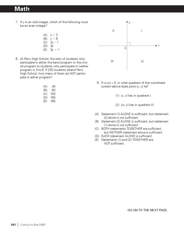 Extended ebook content for Cracking the New GMAT, 2013 Edition: GMAT ...
