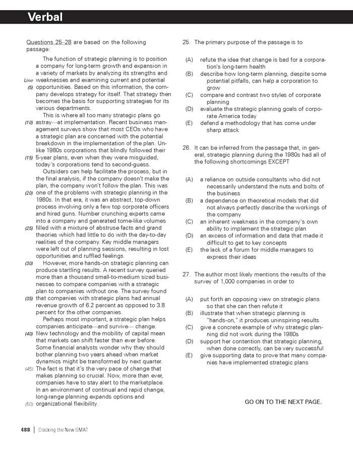 Extended ebook content for Cracking the New GMAT, 2013 Edition: GMAT ...