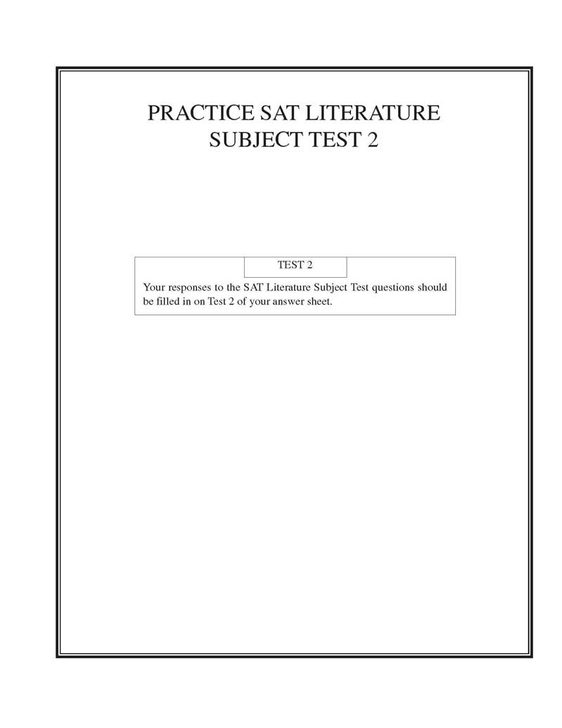 Extended ebook content for Cracking the SAT Literature Subject Test ...