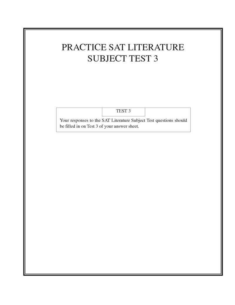 Extended ebook content for Cracking the SAT Literature Subject Test ...