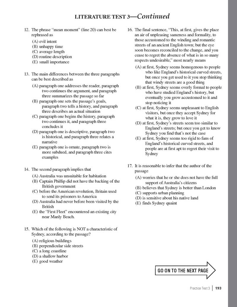 Extended ebook content for Cracking the SAT Literature Subject Test ...