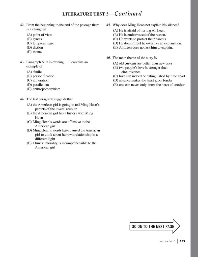 Extended ebook content for Cracking the SAT Literature Subject Test ...