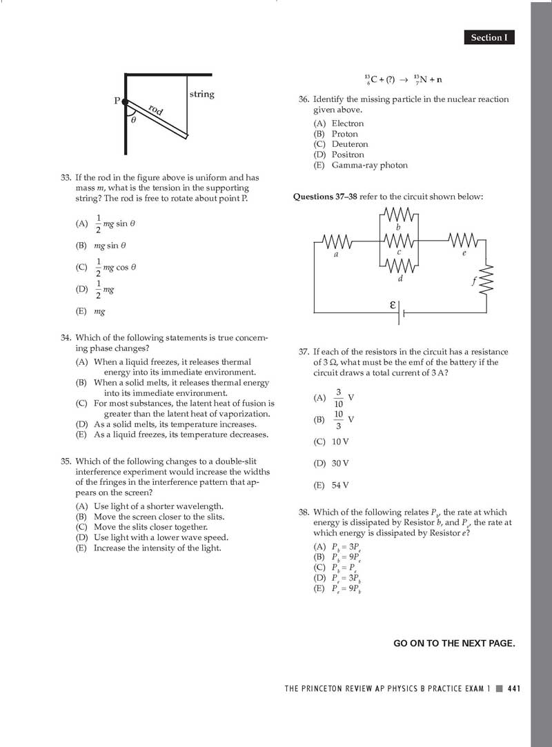 Extended ebook content for Cracking the AP Physics B Exam, 2013 Edition ...