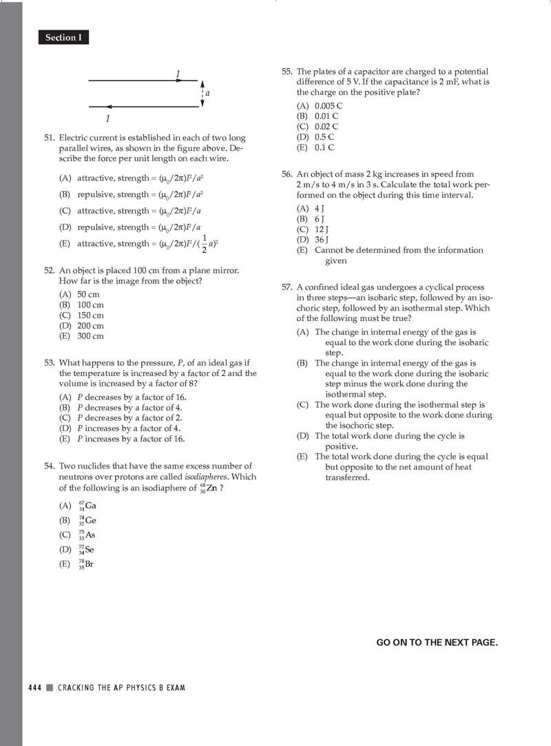 Extended ebook content for Cracking the AP Physics B Exam, 2013 Edition ...