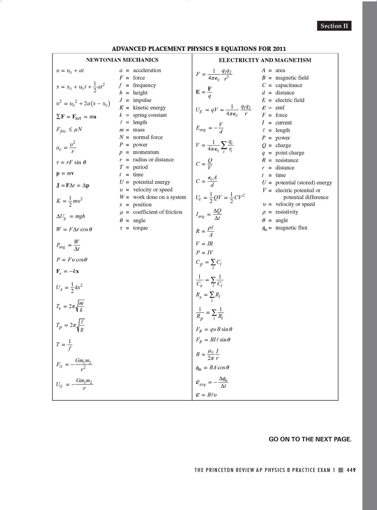 Extended ebook content for Cracking the AP Physics B Exam, 2013 Edition ...