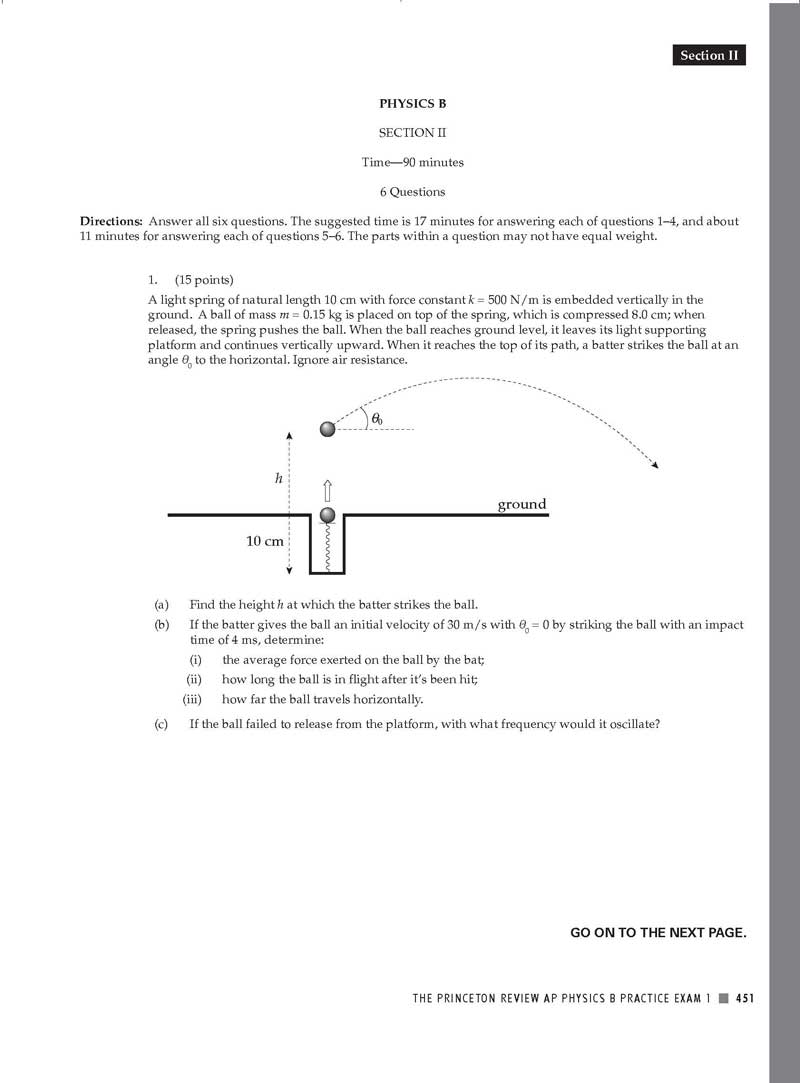 Extended ebook content for Cracking the AP Physics B Exam, 2013 Edition ...