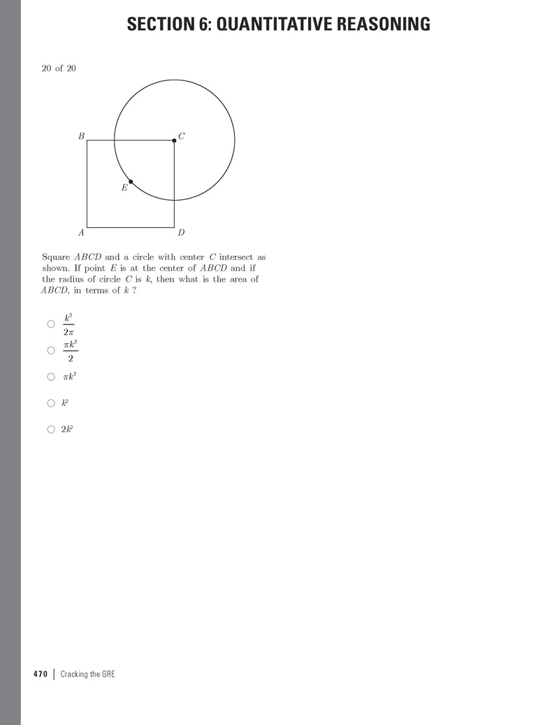 Extended ebook content for Cracking the GRE, 2014 Edition: GRE Practice ...