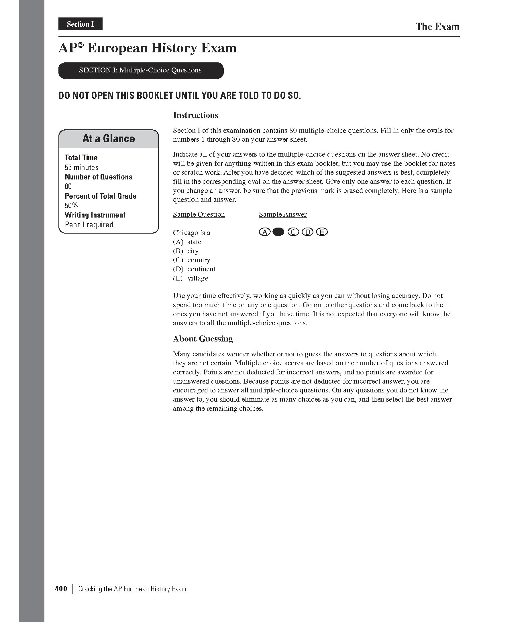 Extended ebook content for Cracking the AP European History Exam, 2014 ...