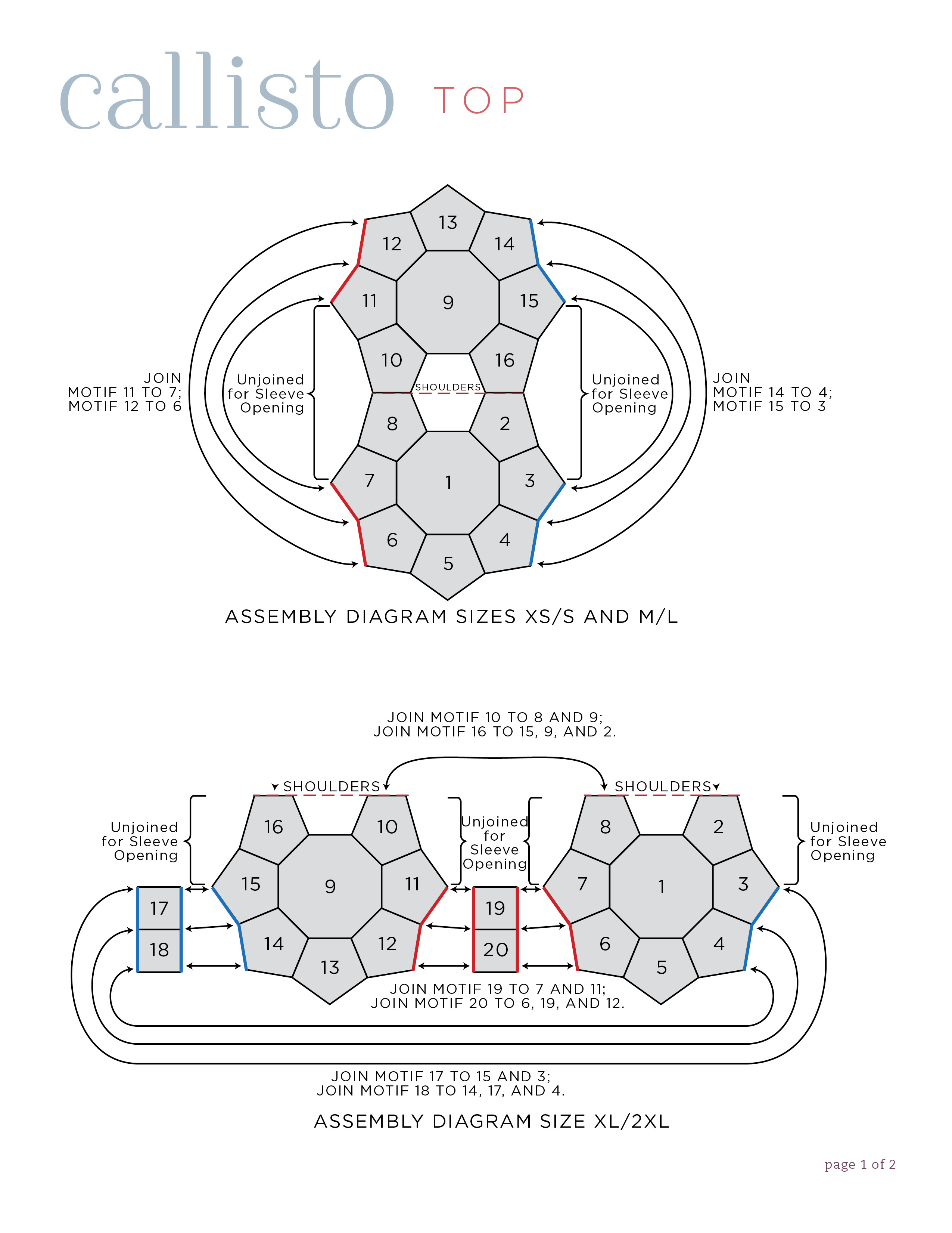 Extended ebook content for Convertible Crochet: Callisto Top