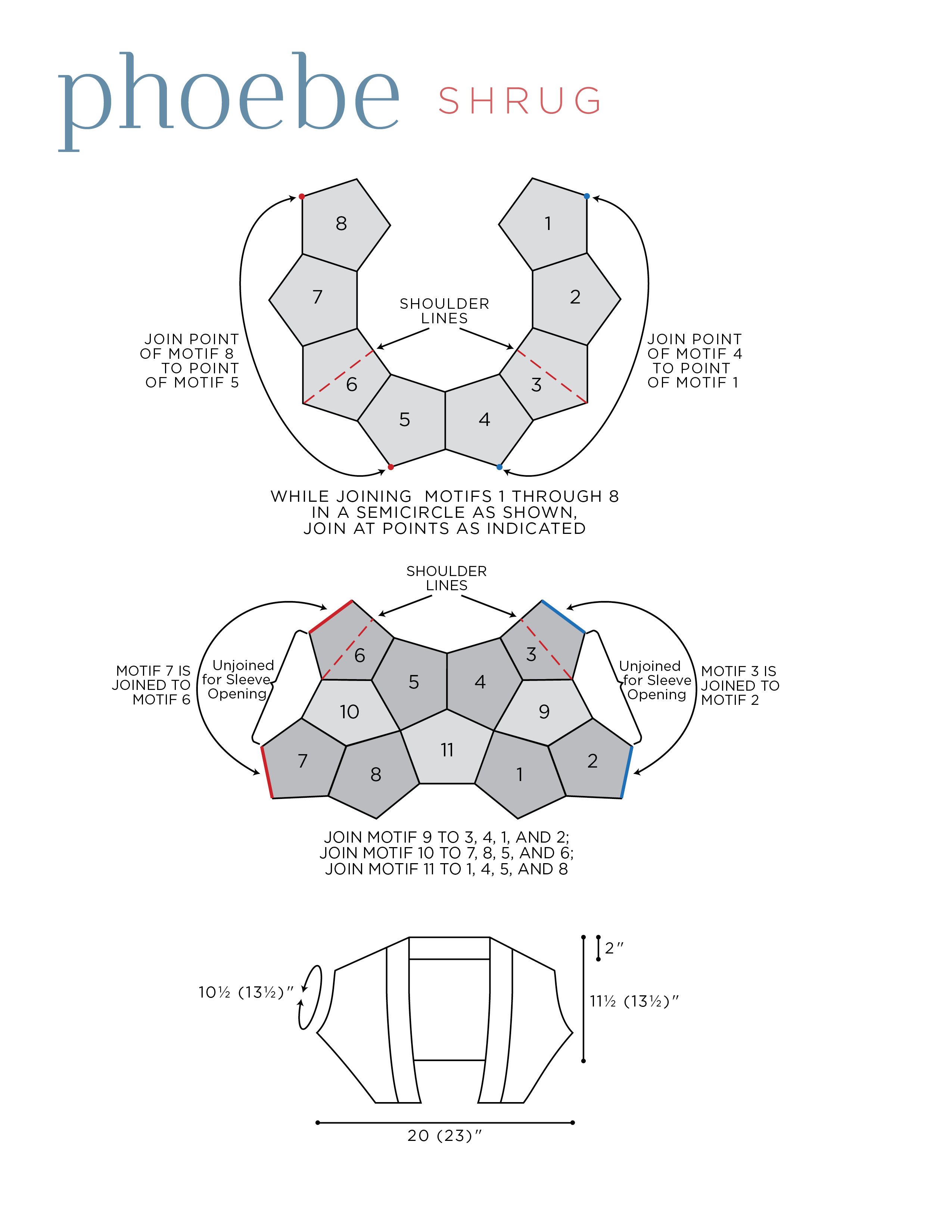 Extended ebook content for Convertible Crochet: Phoebe Shrug