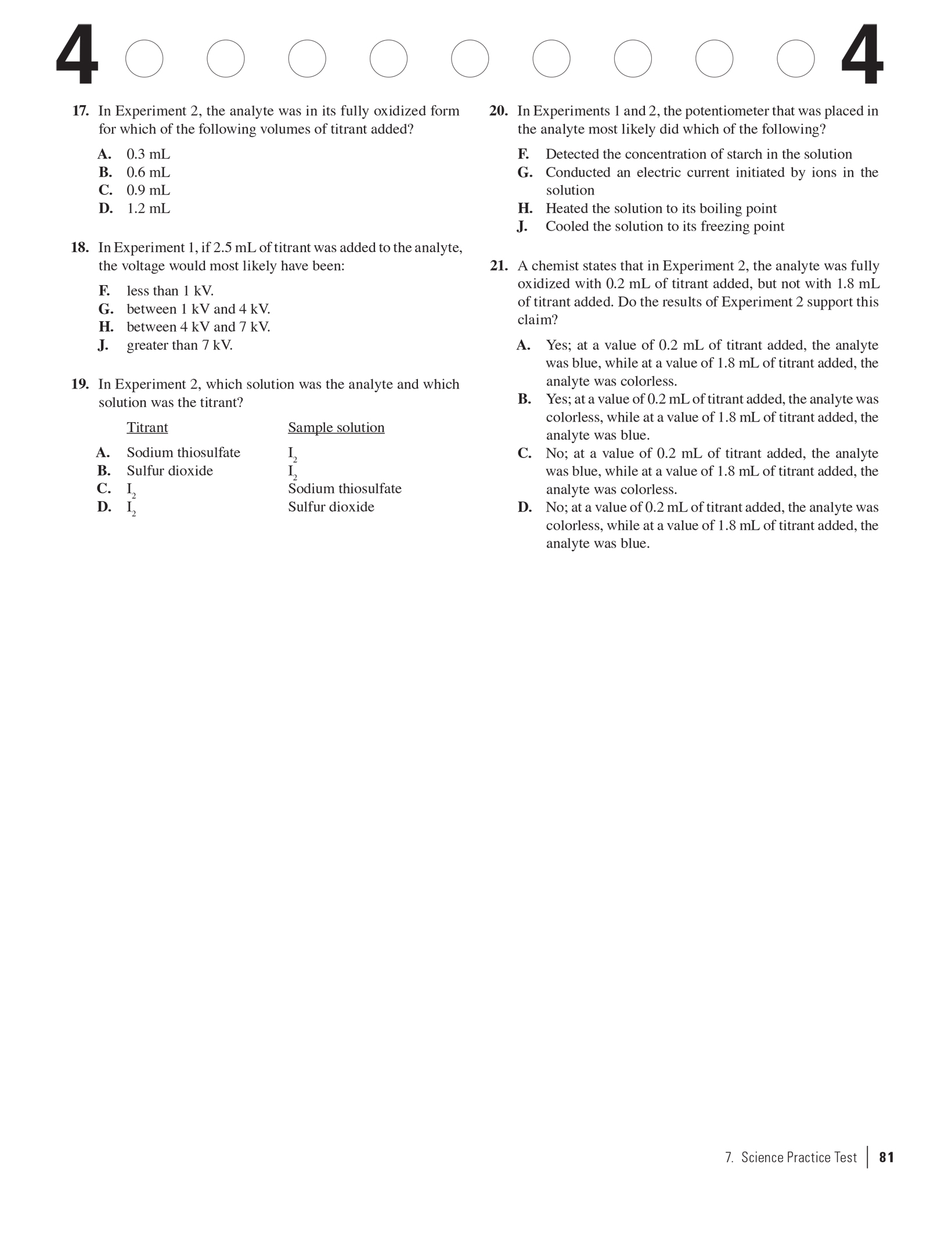 Extended ebook content for Math and Science Workout for the ACT, 4th ...