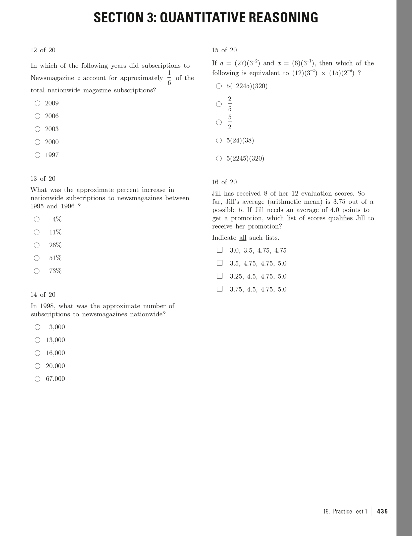 Extended ebook content for Cracking the GRE Premium Edition with 6 ...