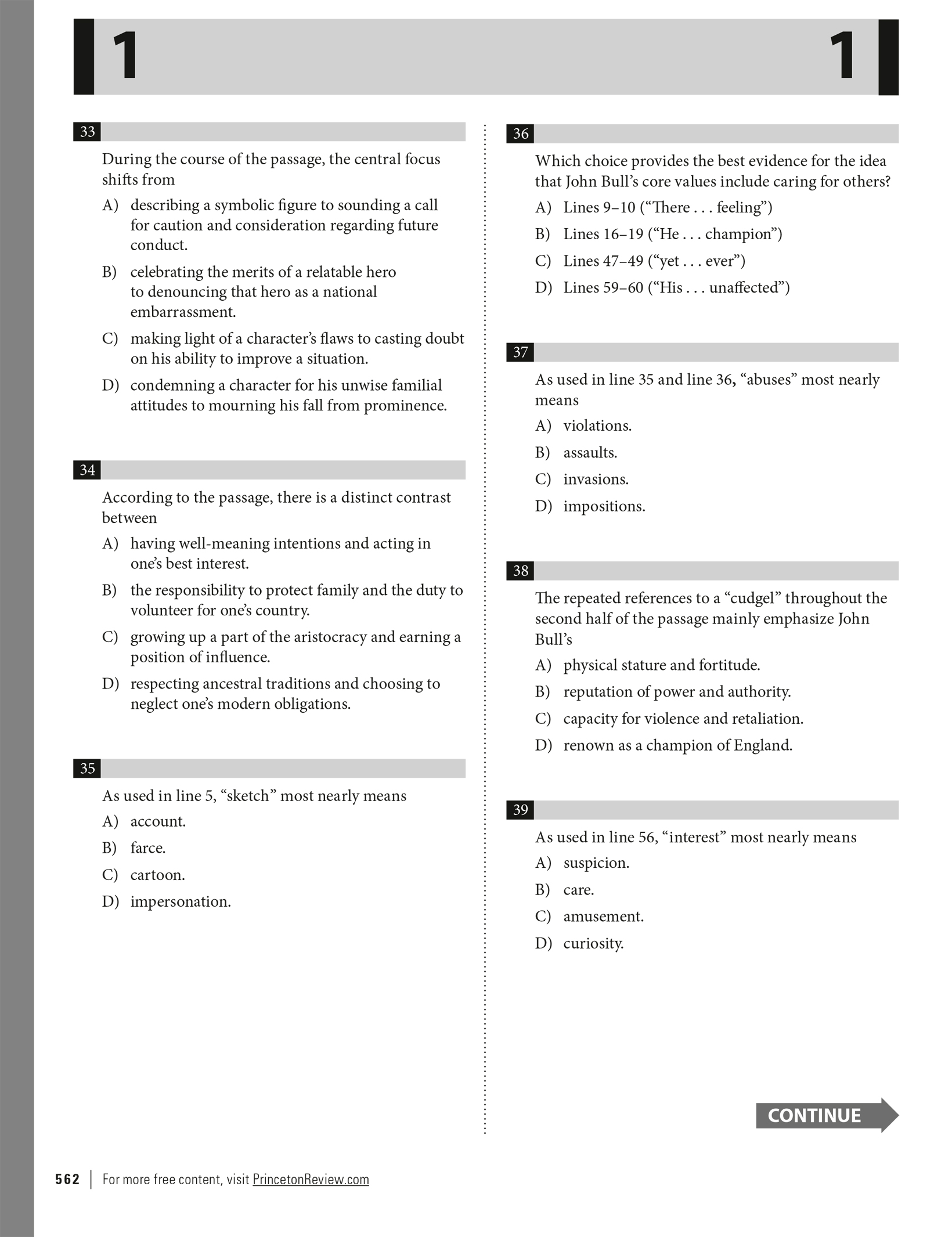 Extended ebook content for Cracking the SAT Premium Edition with 8 ...