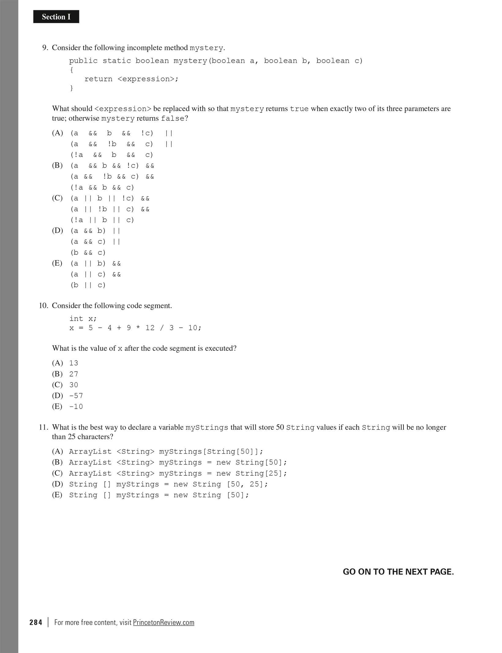 Extended ebook content for Cracking the AP Computer Science A Exam ...