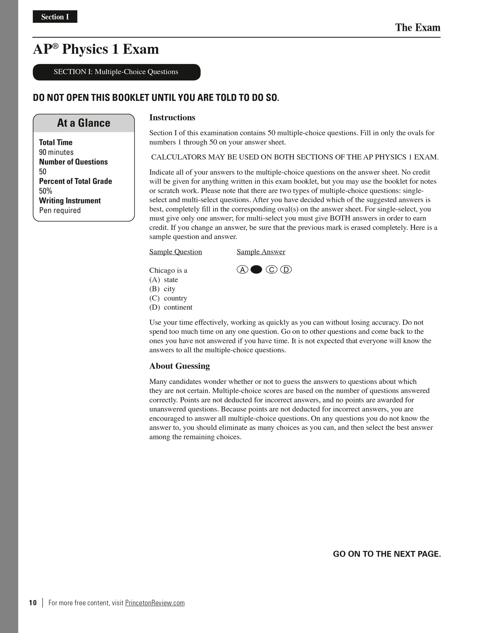 Extended ebook content for Cracking the AP Physics 1 Exam, 2020 Edition ...