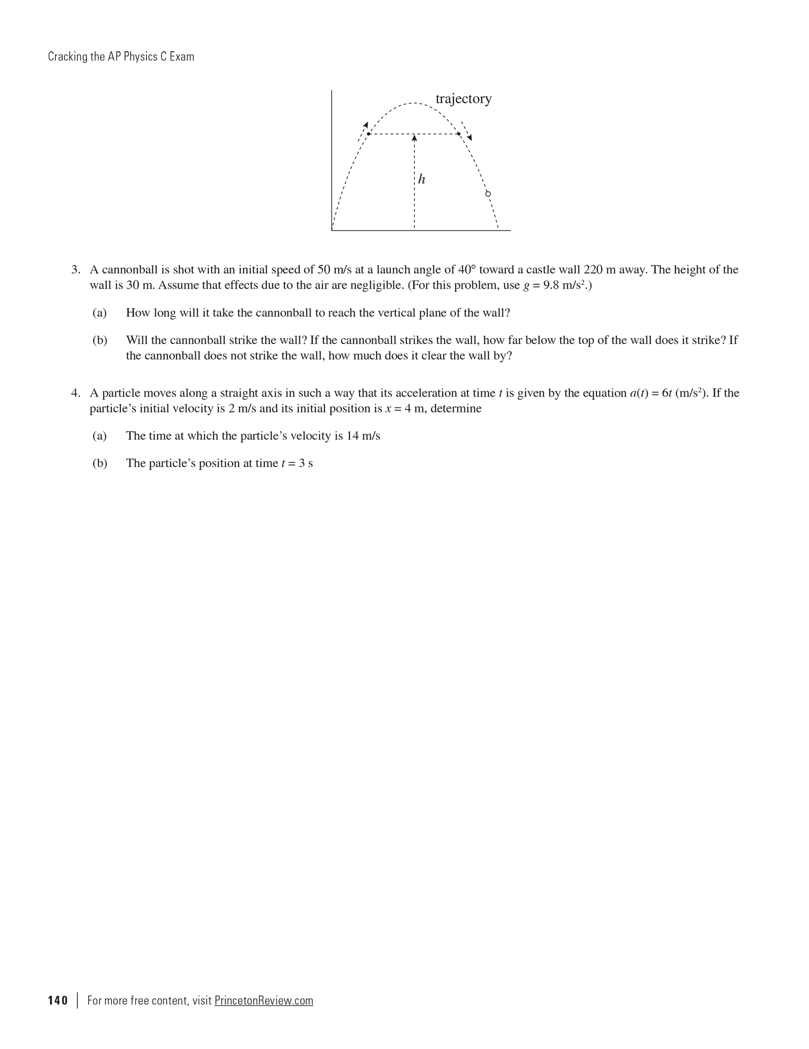 Extended ebook content for Cracking the AP Physics C Exam, 2020 Edition ...