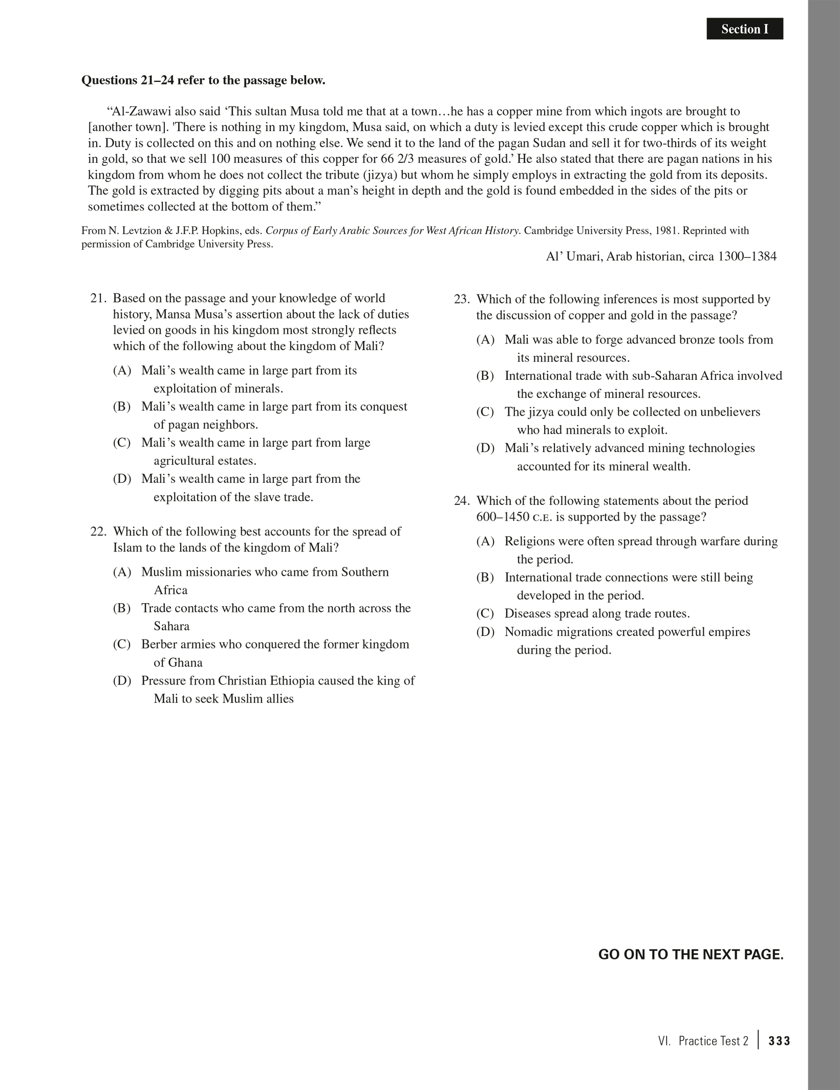 Extended ebook content for Cracking the AP World History: Modern Exam ...