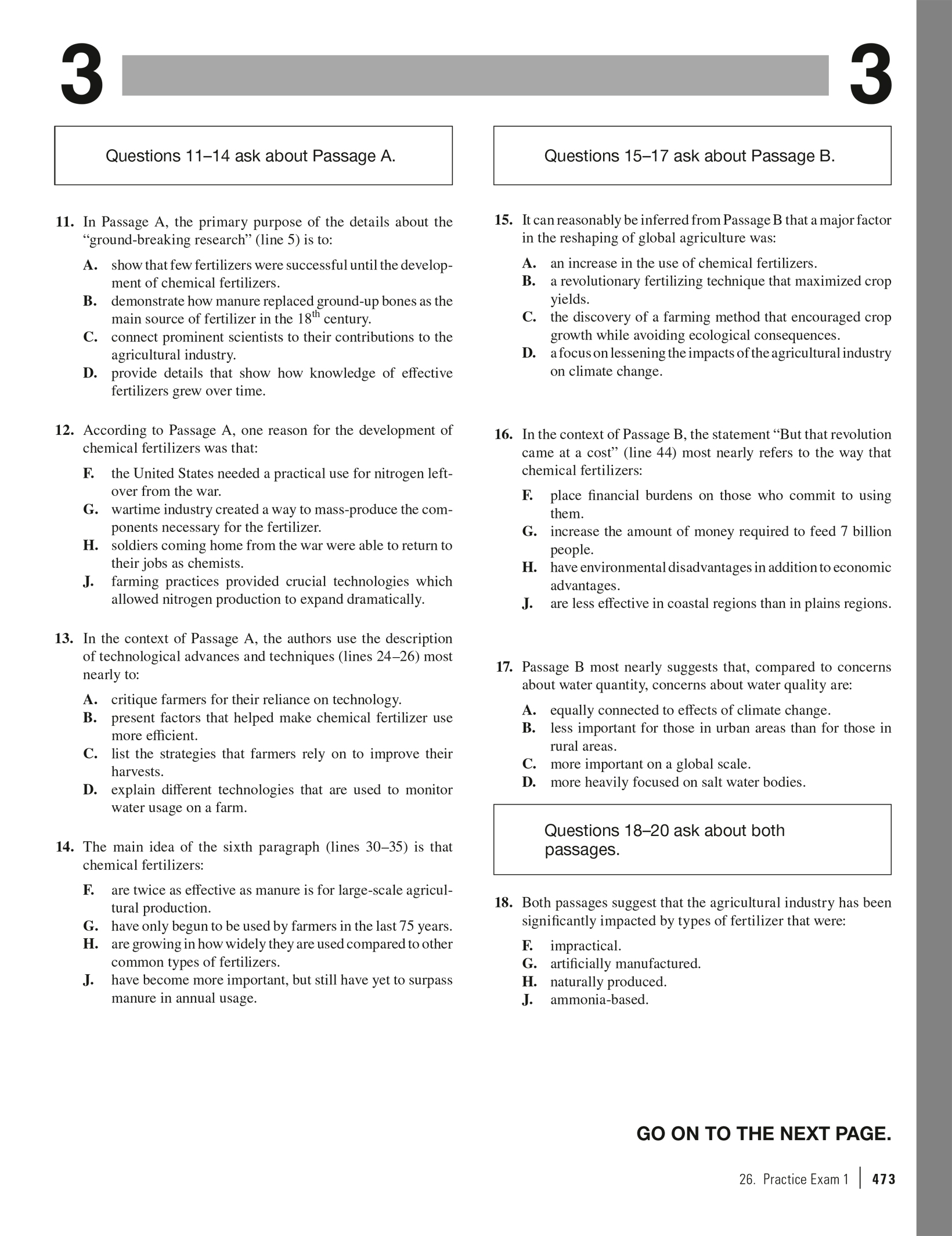 Extended ebook content for Princeton Review ACT Prep, 2020: Practice Exam 1