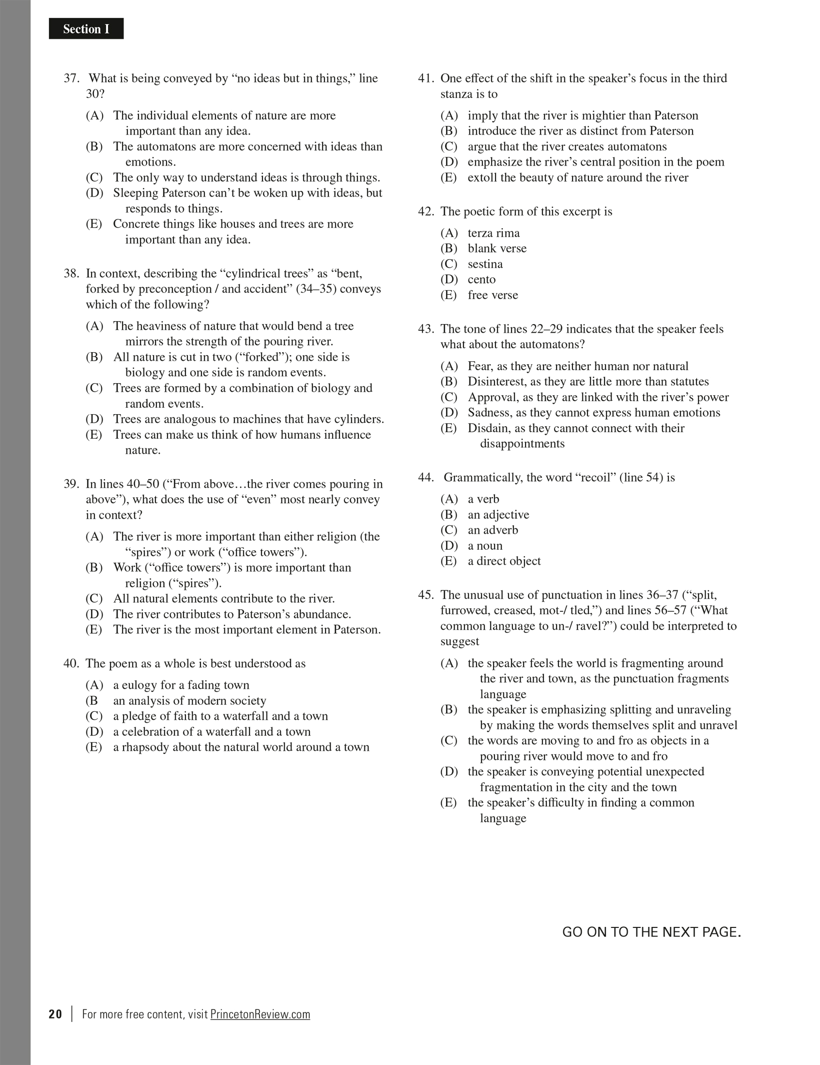 Extended ebook content for Princeton Review AP English Literature ...