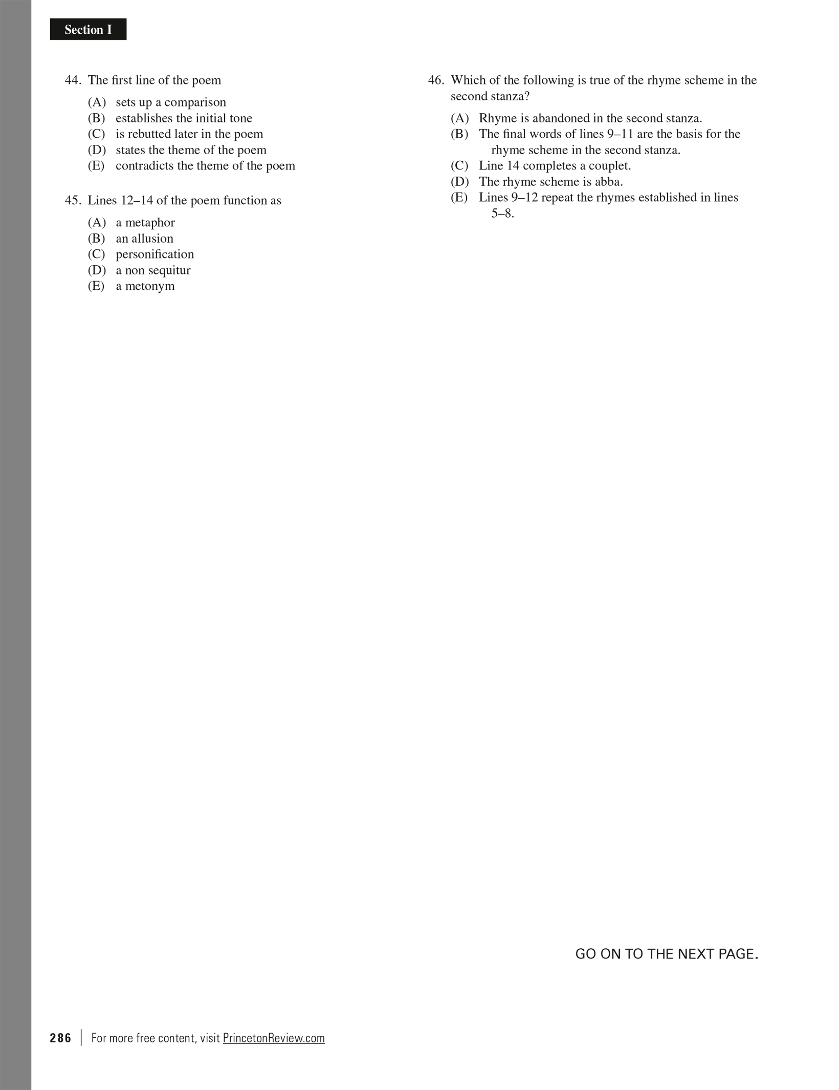 Extended ebook content for Princeton Review AP English Literature ...