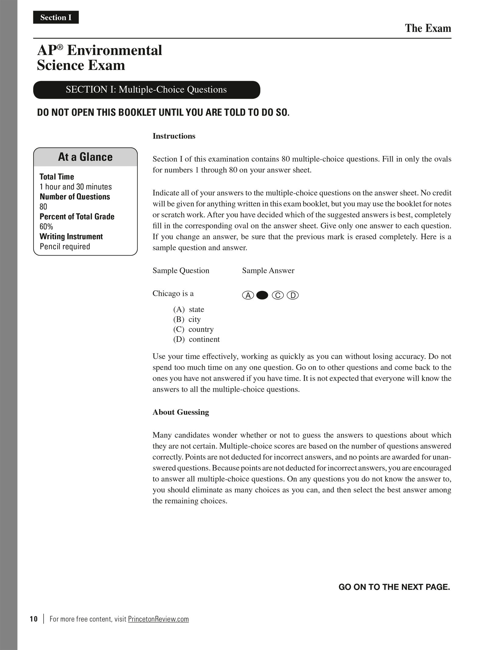 Extended ebook content for Princeton Review AP Environmental Science ...