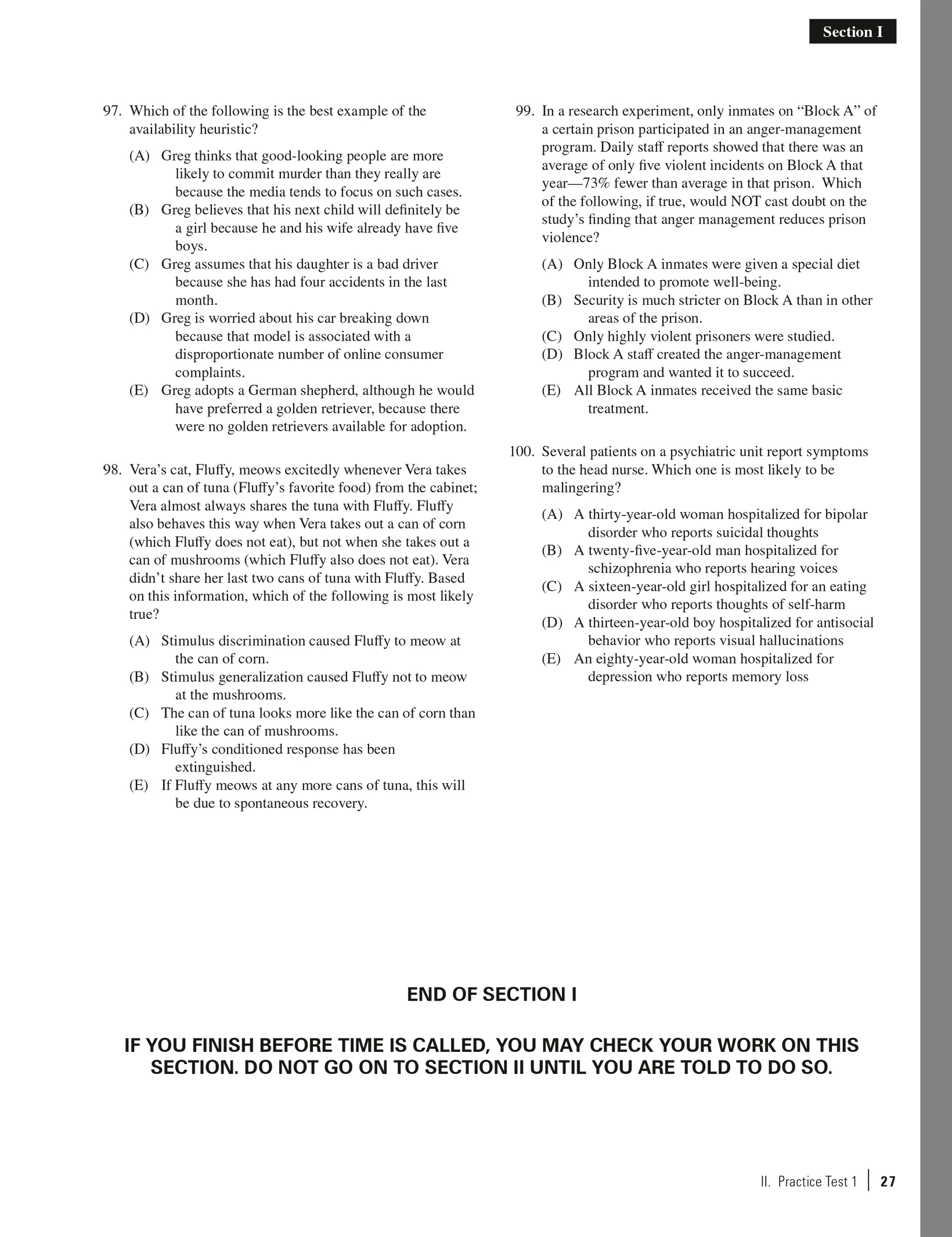 Extended ebook content for Princeton Review AP Psychology Premium Prep ...