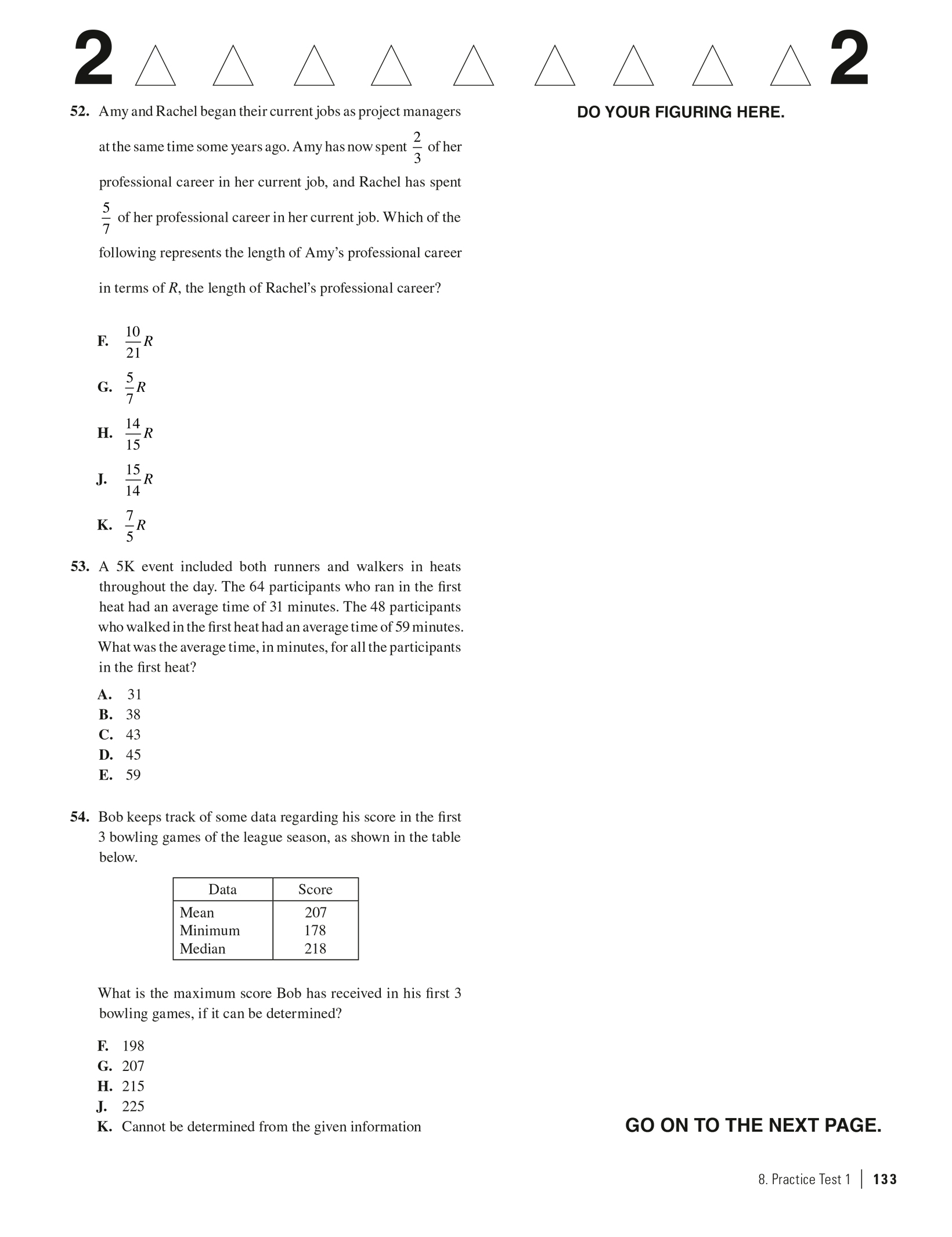 Extended ebook content for Princeton Review ACT Math Prep: Practice Test 1
