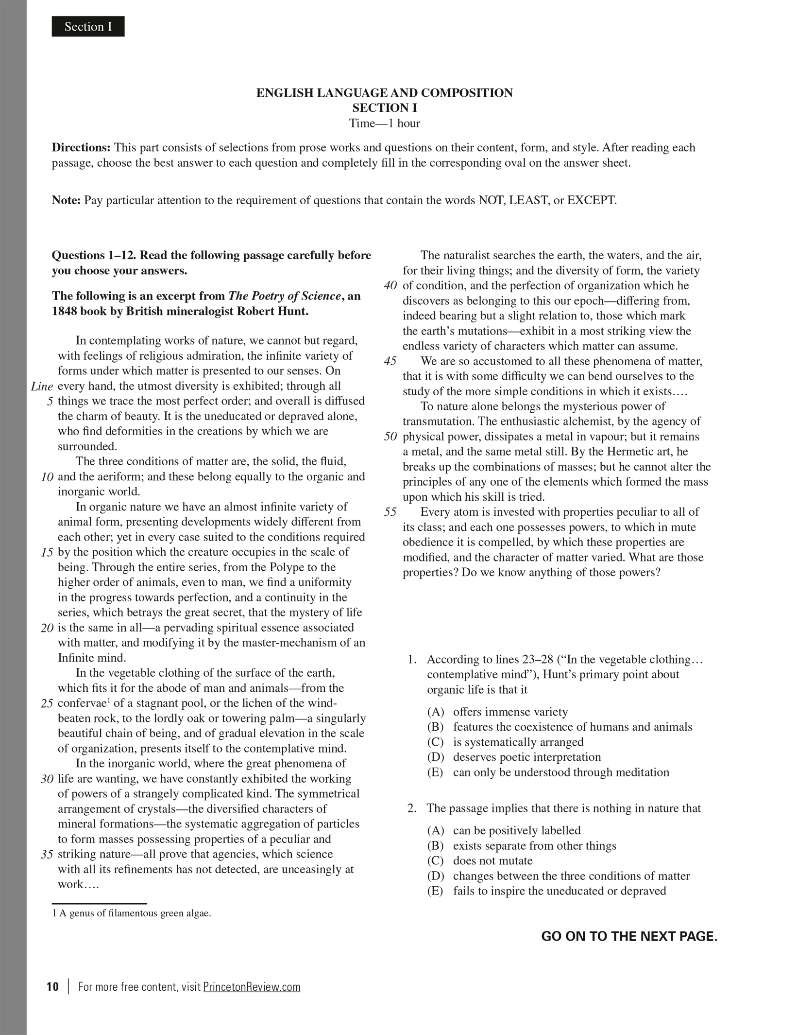 Extended ebook content for Princeton Review AP English Language ...