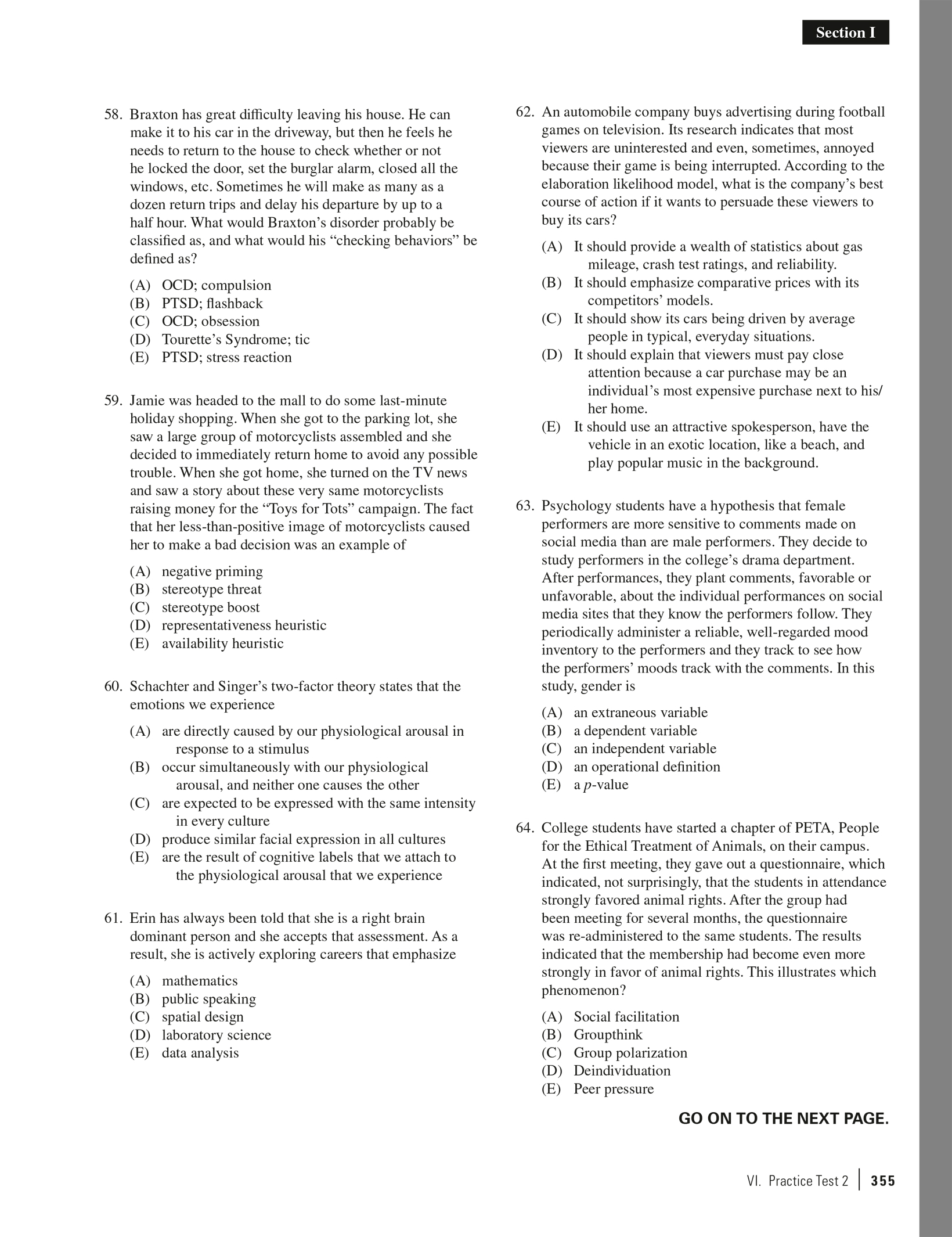 Extended ebook content for Princeton Review AP Psychology Premium Prep ...