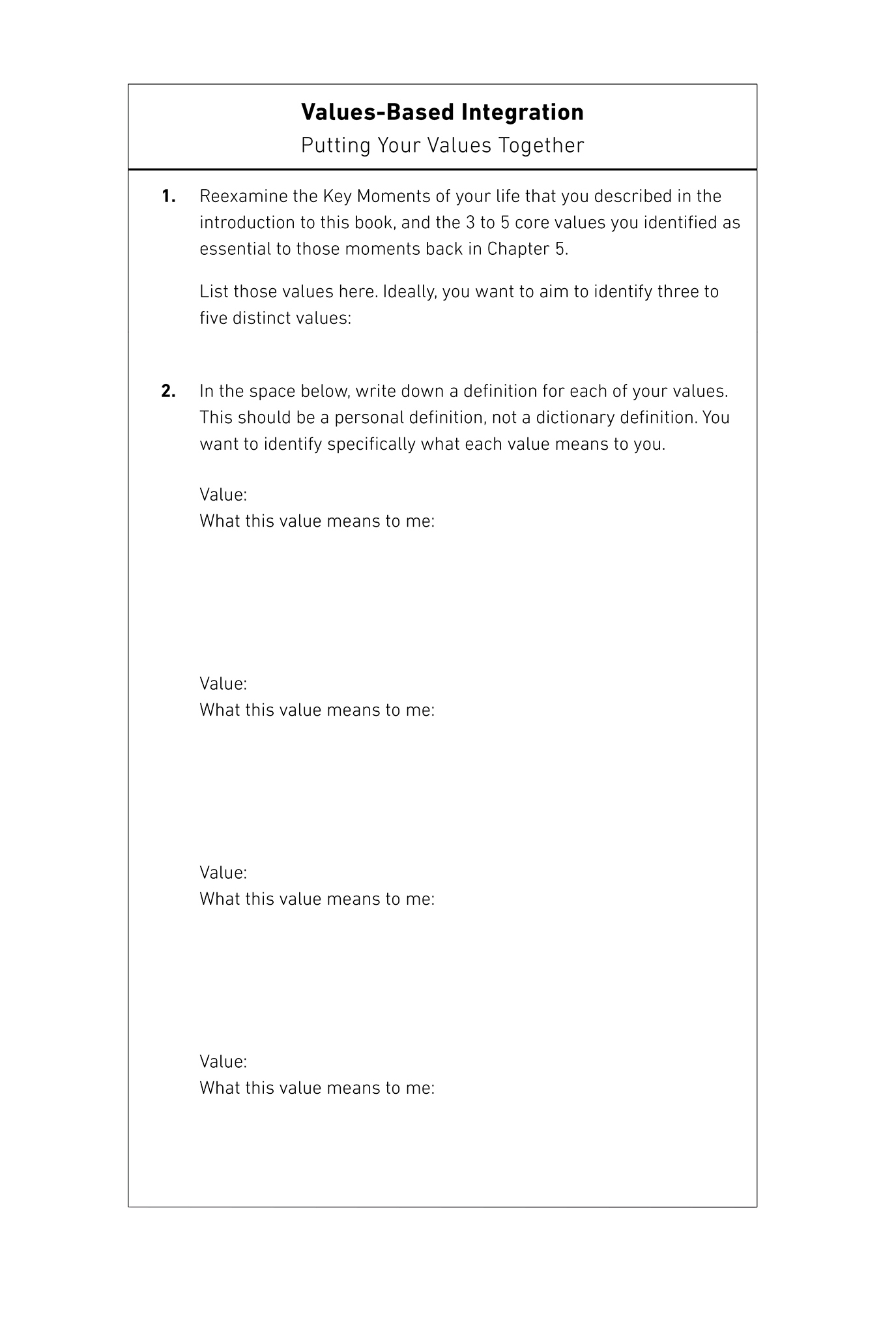 Extended ebook content for Unmasking Autism: Values-Based Integration ...