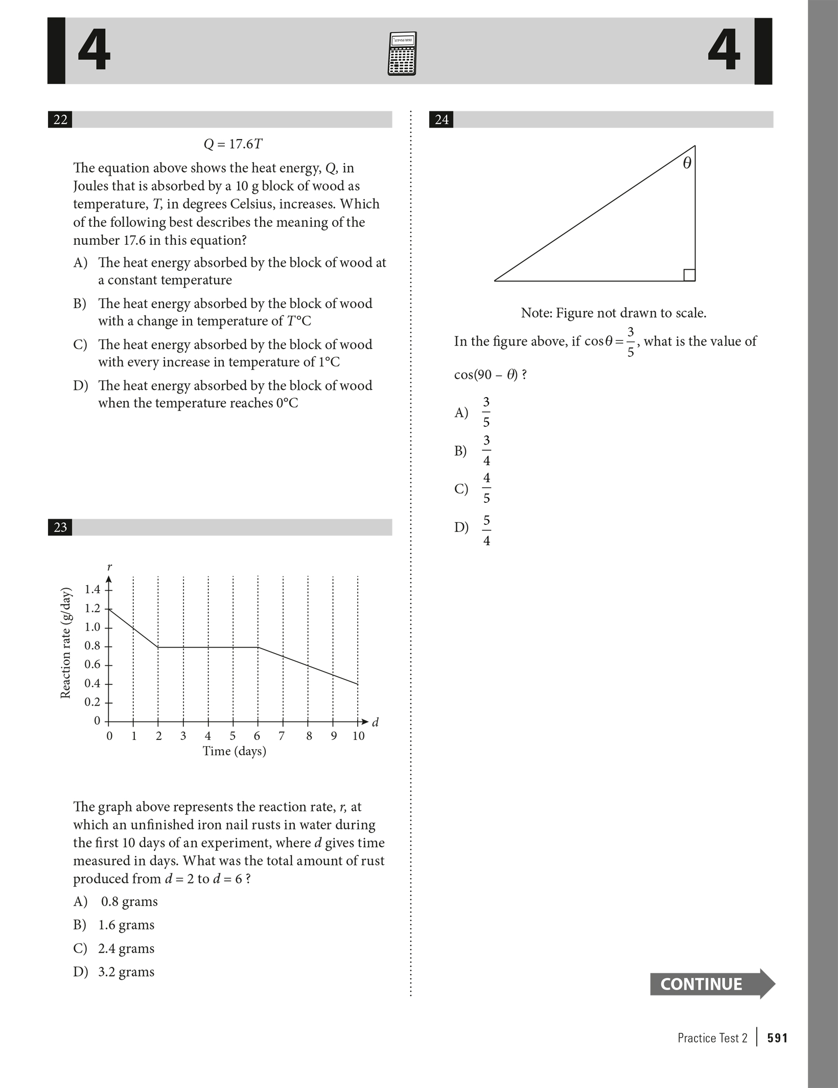 Extended ebook content for Princeton Review SAT Prep, 2023: Practice Test 2