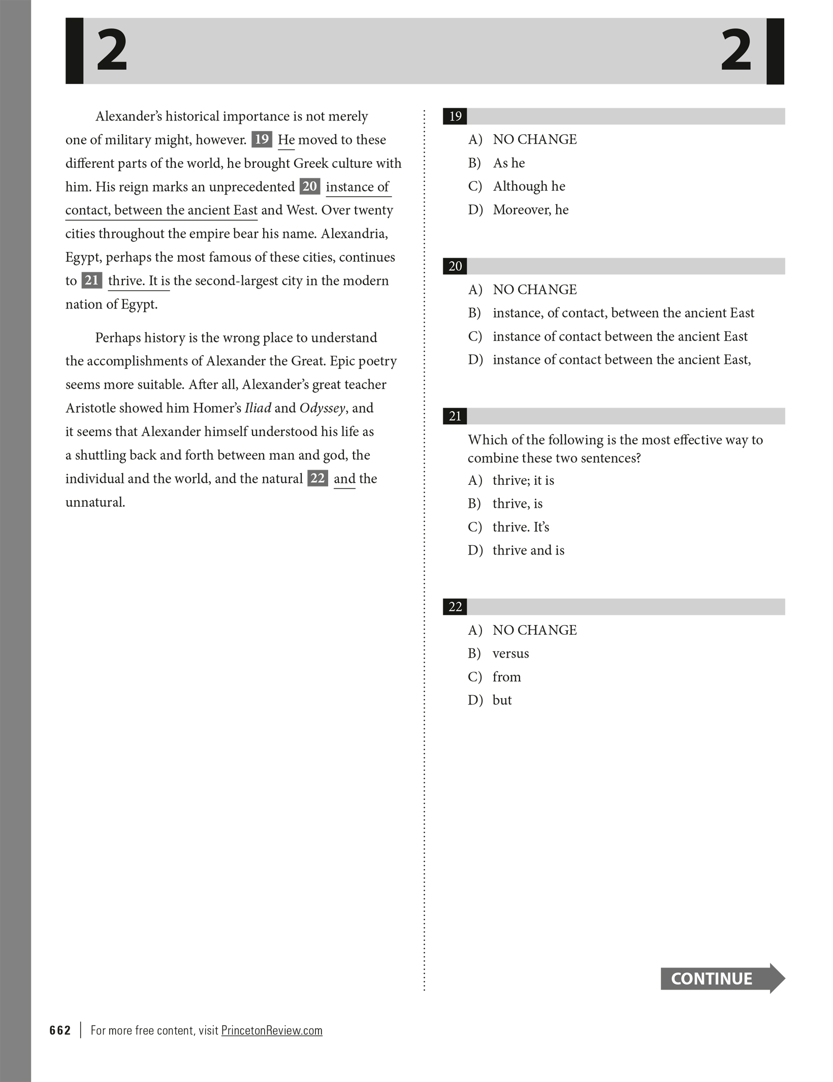 Extended ebook content for Princeton Review SAT Prep, 2023: Practice Test 3