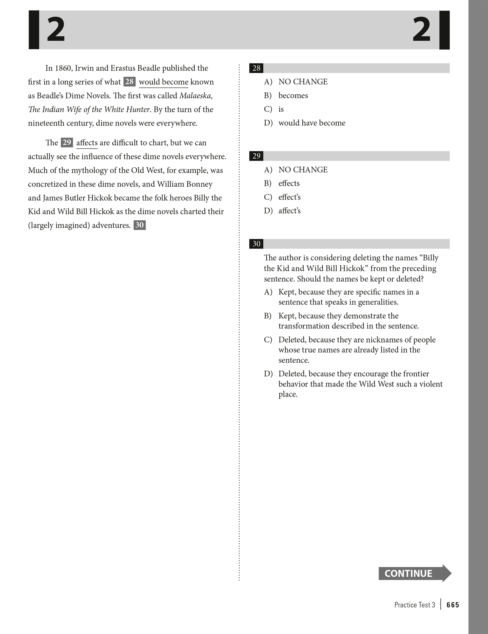 Extended ebook content for Princeton Review SAT Prep, 2023: Practice Test 3