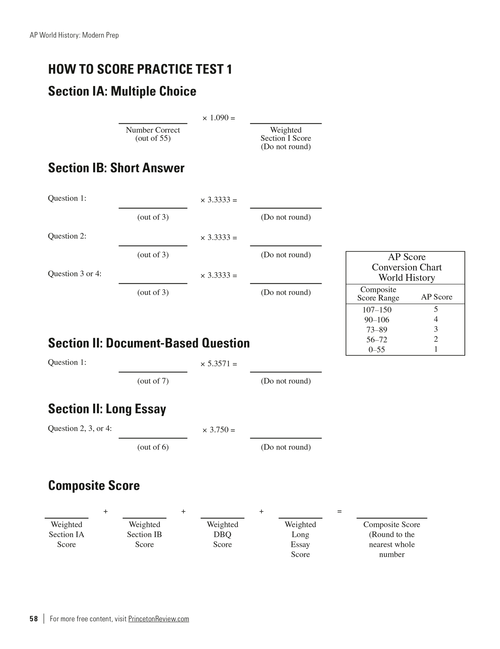 Extended ebook content for Princeton Review AP World History: Modern ...