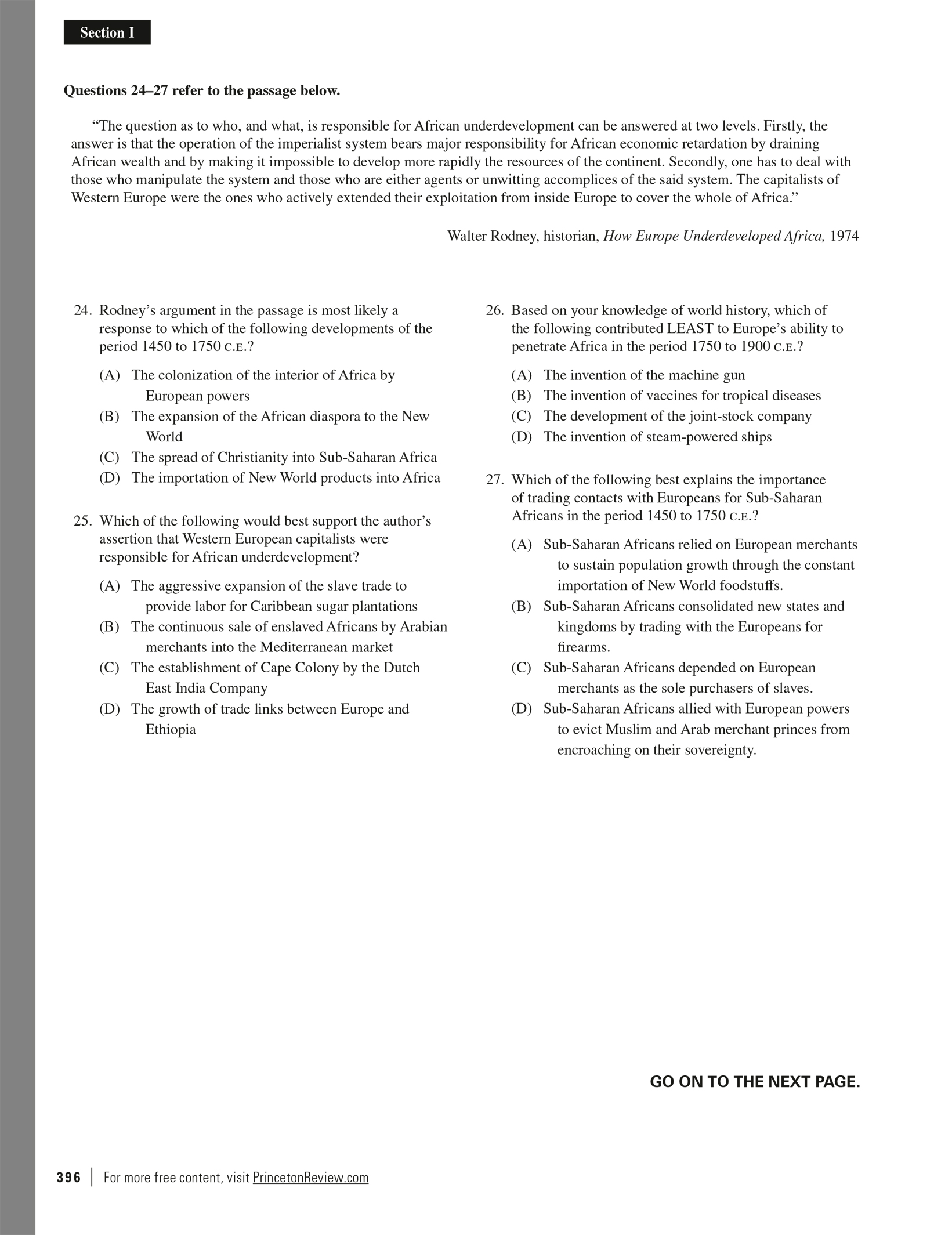 Extended ebook content for Princeton Review AP World History: Modern ...