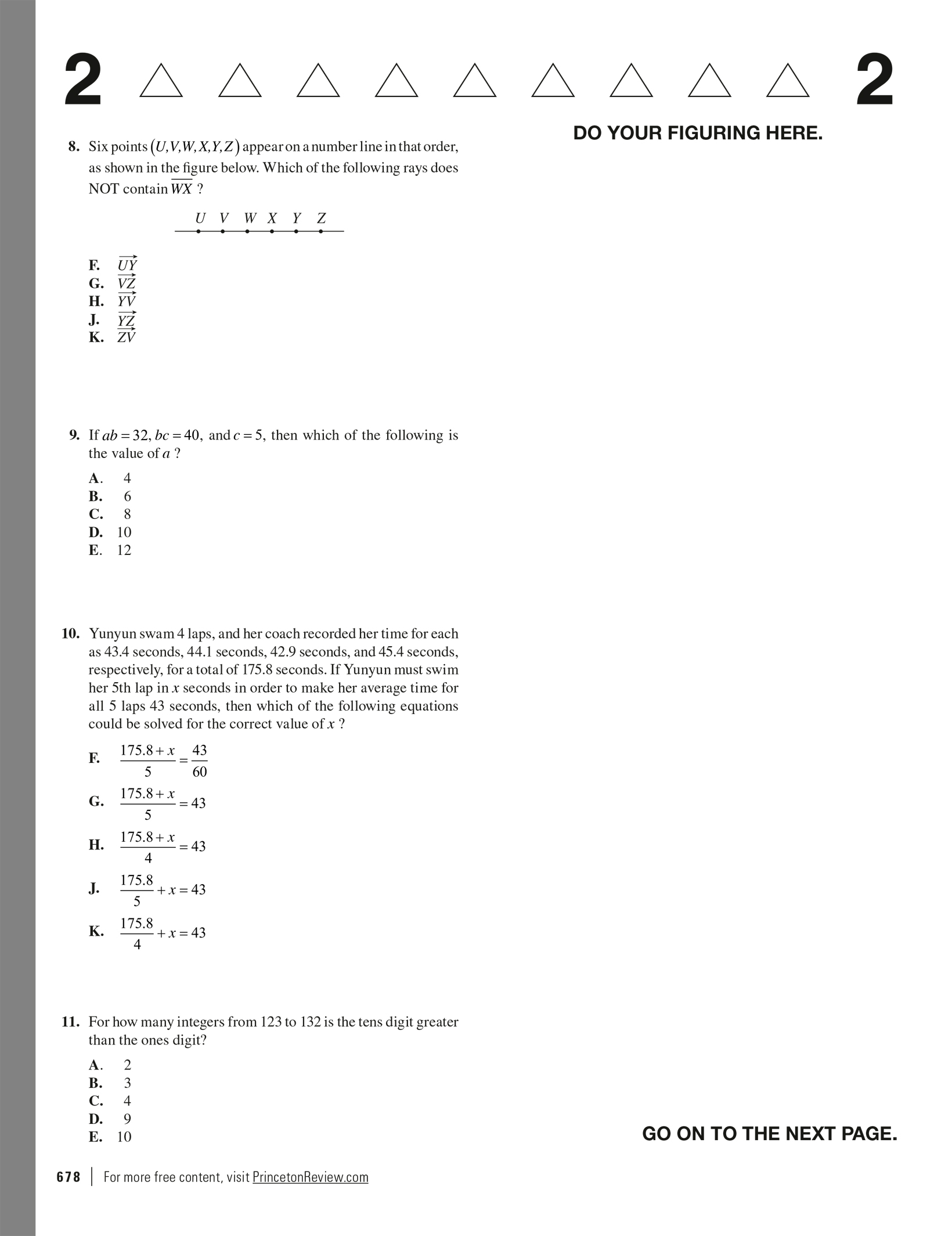 Extended ebook content for Princeton Review ACT Prep, 2023: Practice Exam 3
