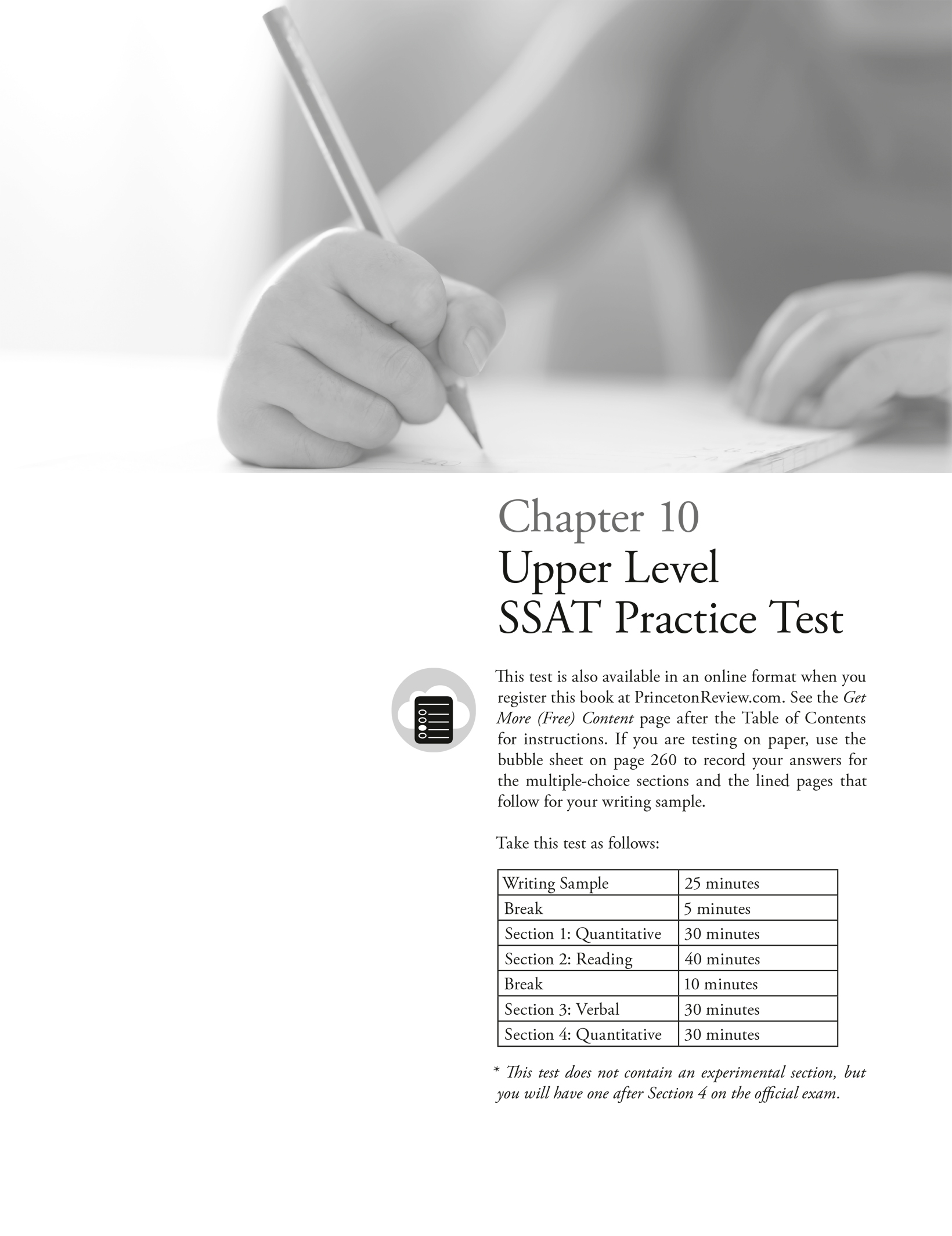 Extended ebook content for Princeton Review SSAT Prep: Upper Level SSAT ...