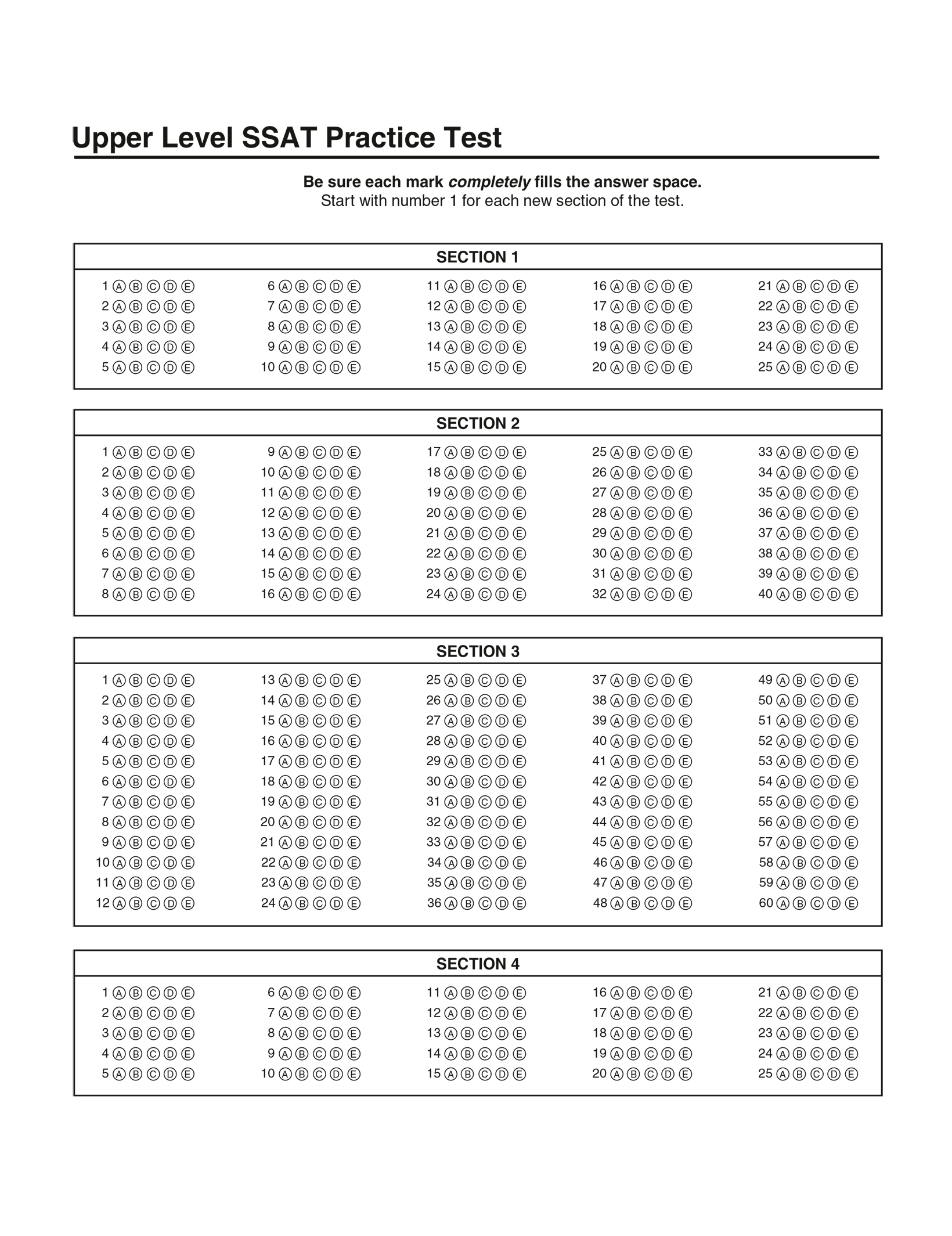 Extended ebook content for Princeton Review SSAT Prep: Upper Level SSAT ...