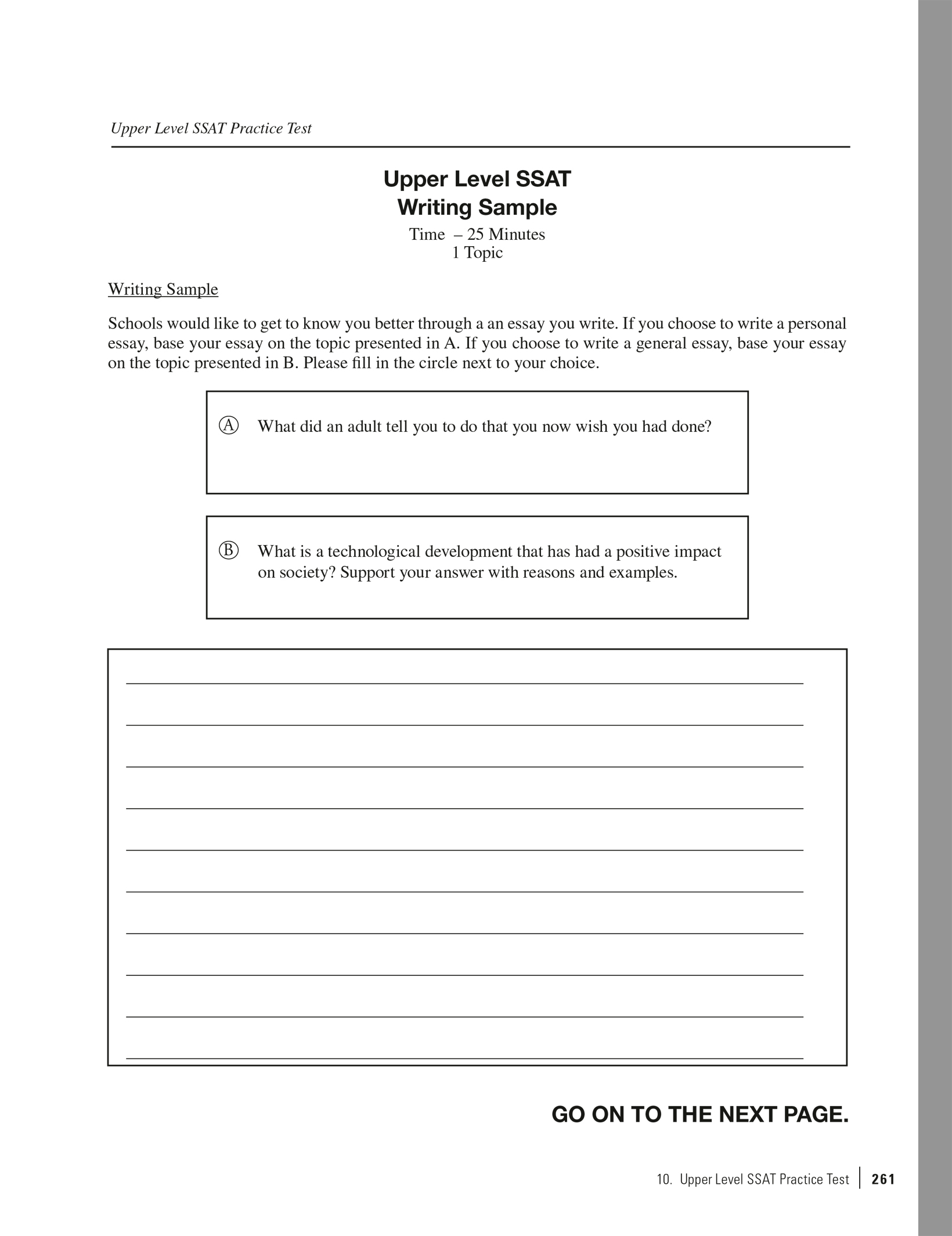 Extended ebook content for Princeton Review SSAT Prep: Upper Level SSAT ...