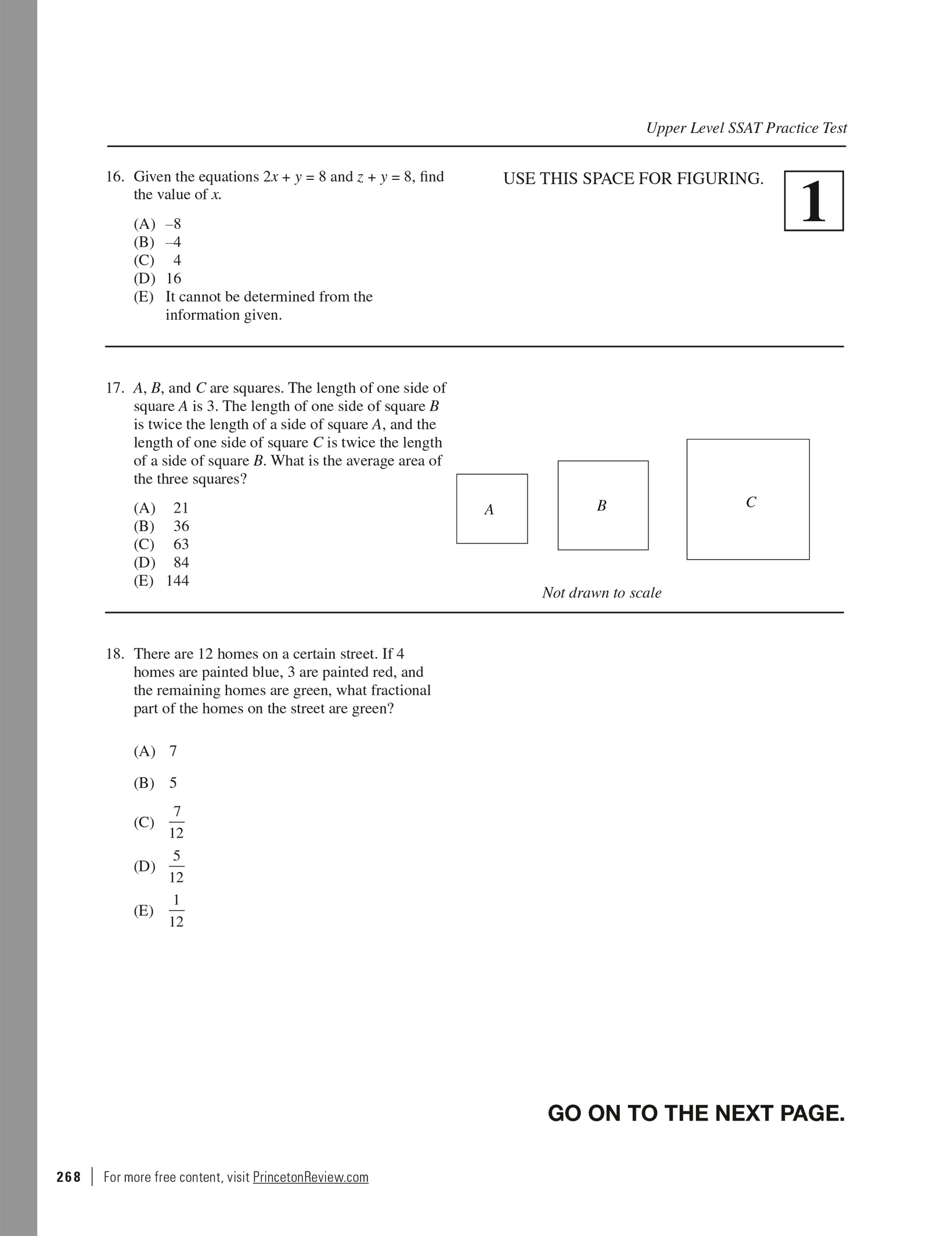 Extended ebook content for Princeton Review SSAT Prep: Upper Level SSAT ...