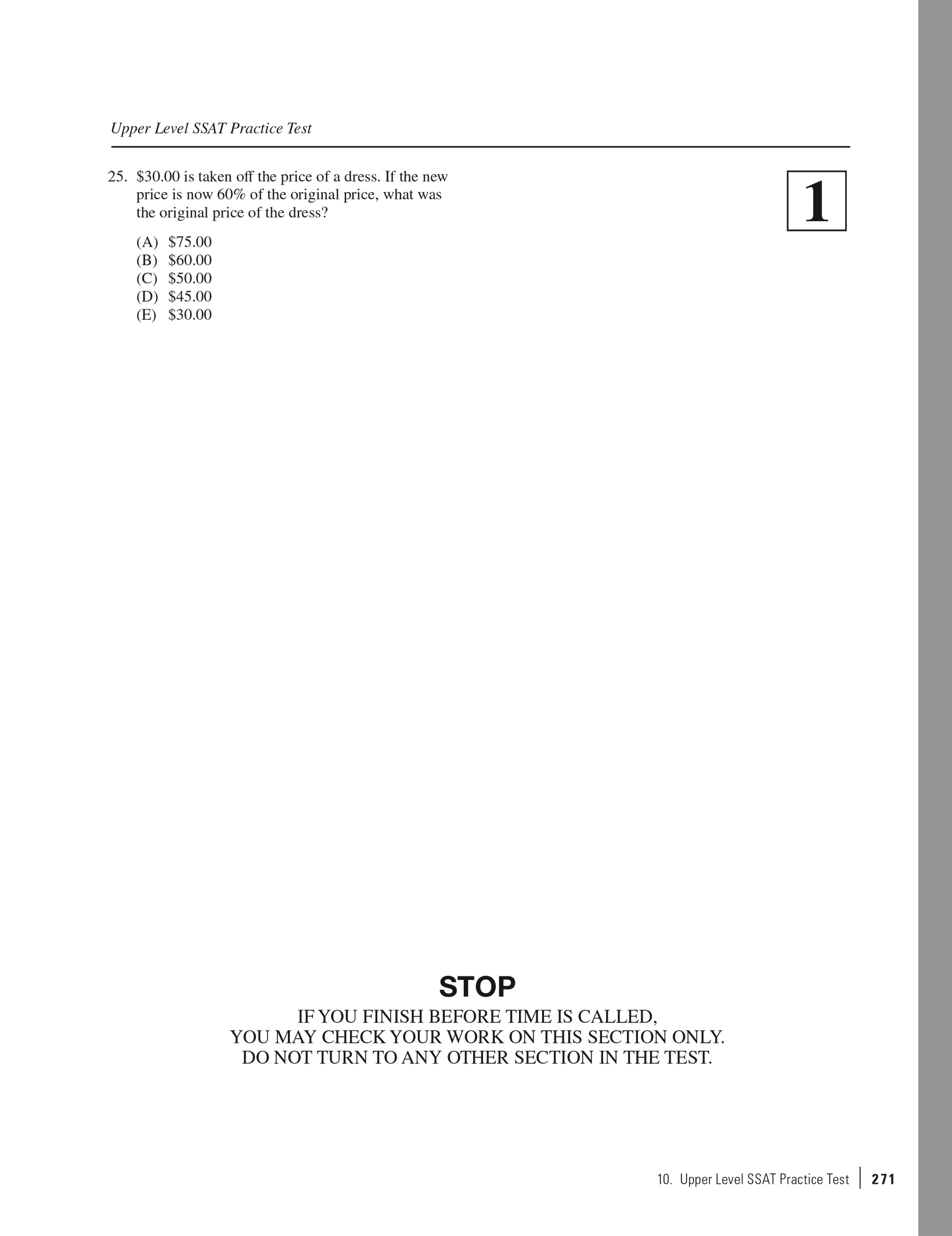 Extended ebook content for Princeton Review SSAT Prep: Upper Level SSAT ...