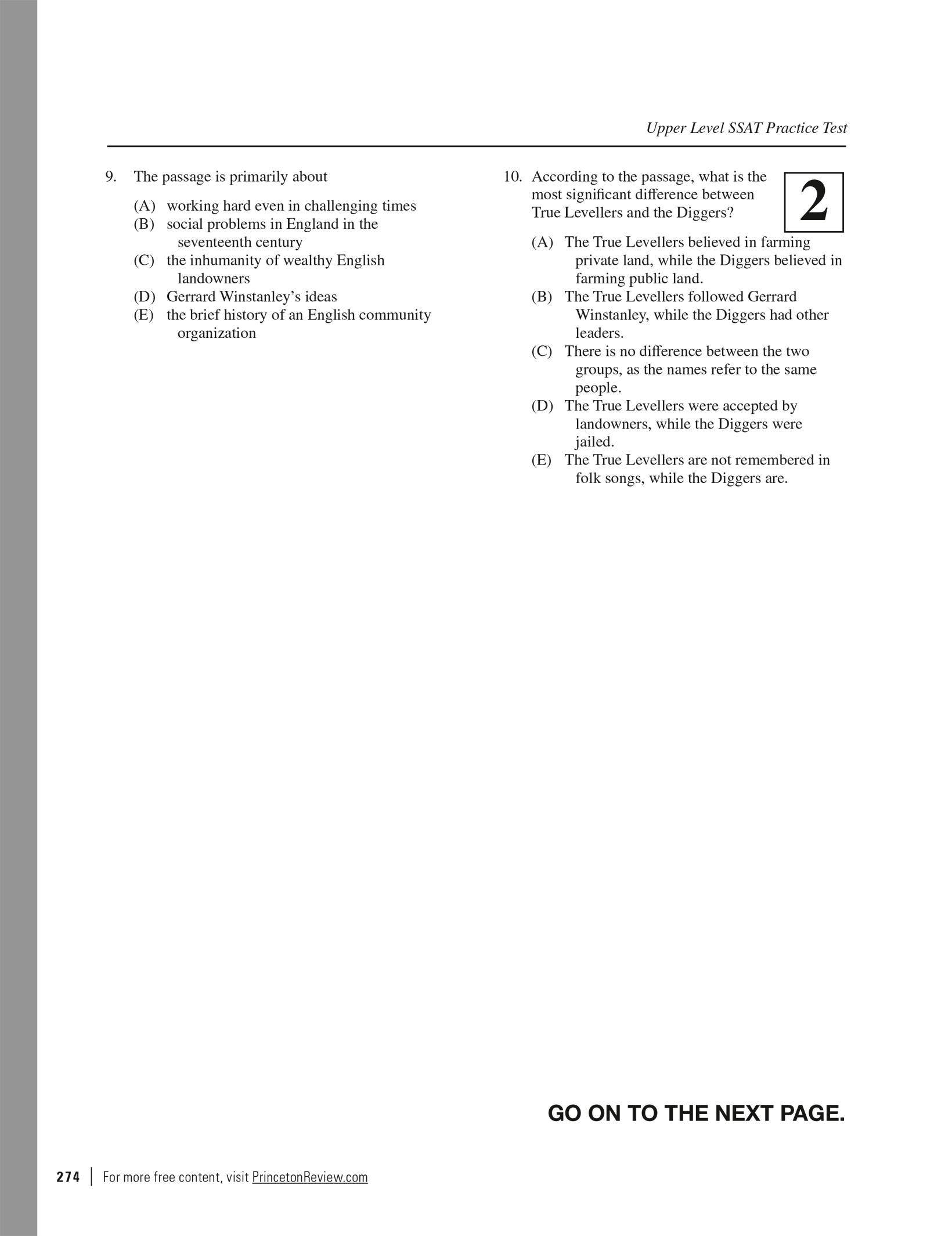 Extended ebook content for Princeton Review SSAT Prep: Upper Level SSAT ...