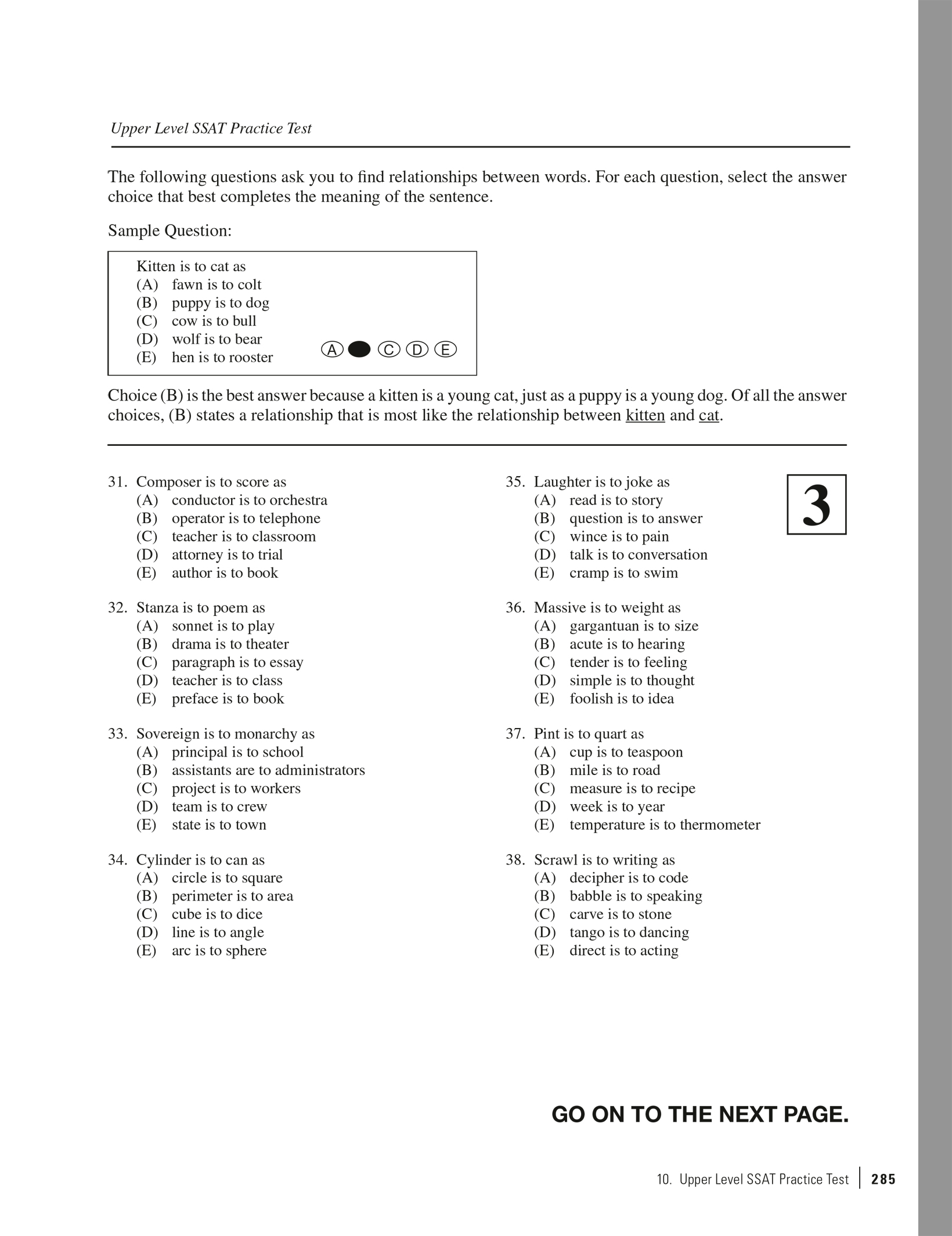 Extended ebook content for Princeton Review SSAT Prep: Upper Level SSAT ...