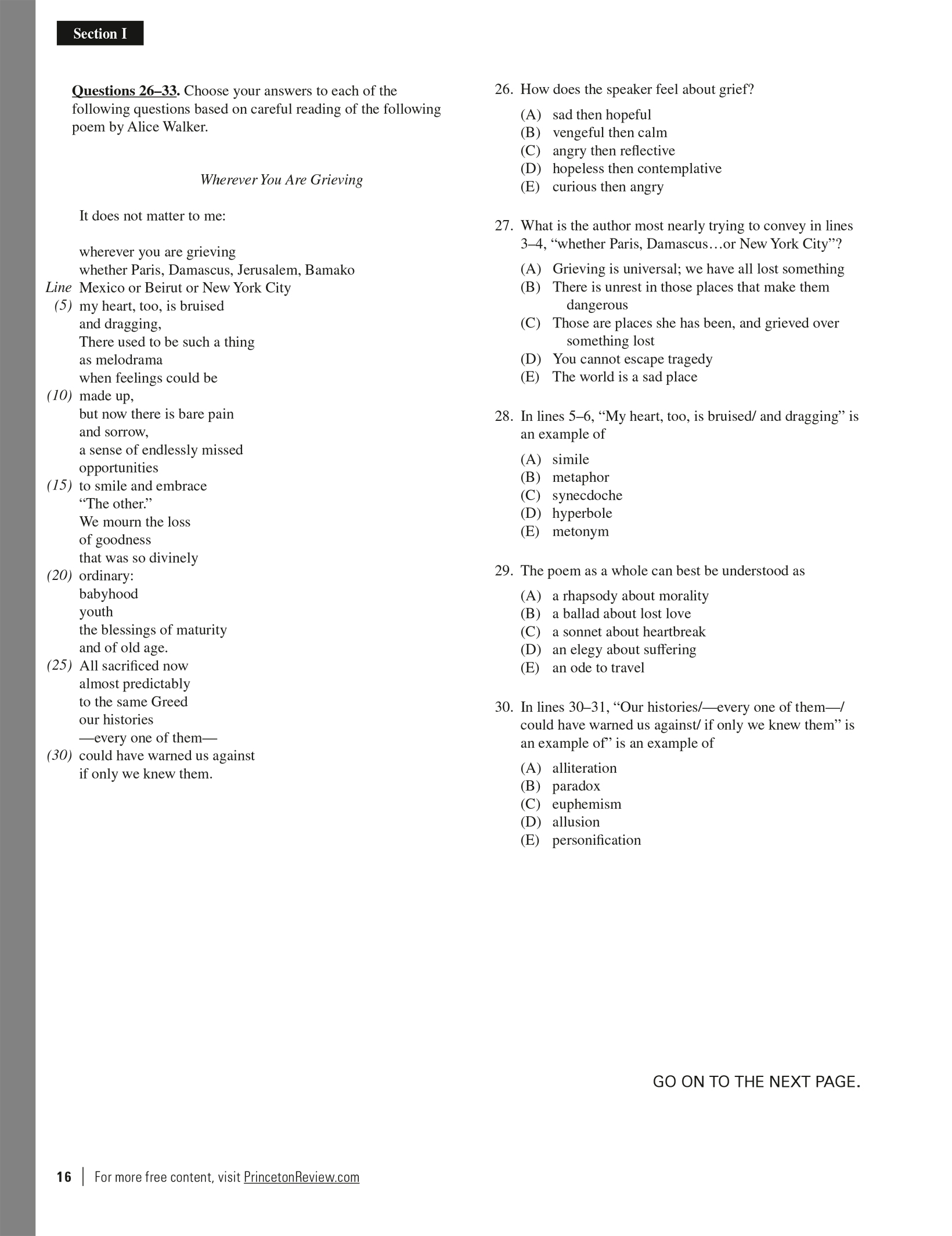 Extended ebook content for Princeton Review AP English Literature ...