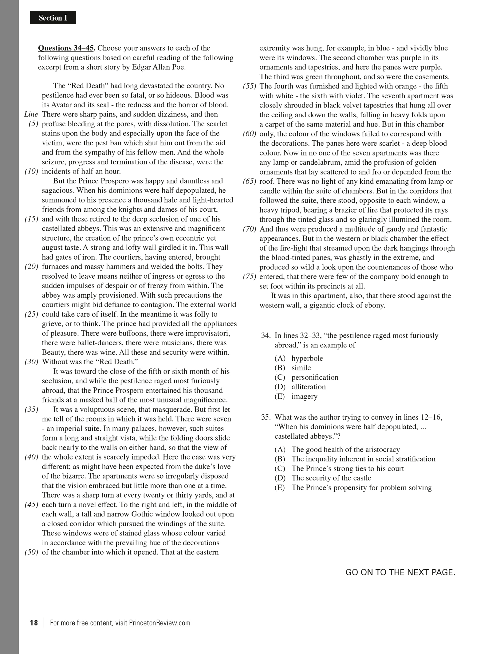 Extended ebook content for Princeton Review AP English Literature ...