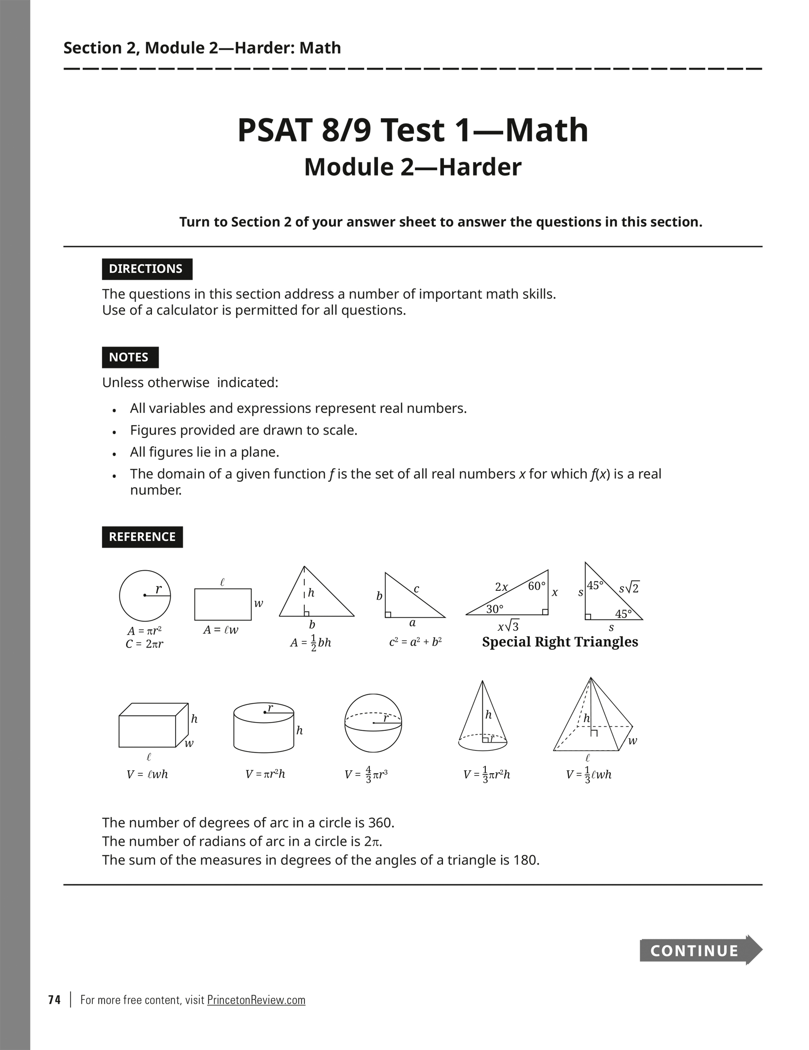 Extended ebook content for Princeton Review PSAT 8/9 Prep, 2nd Edition ...