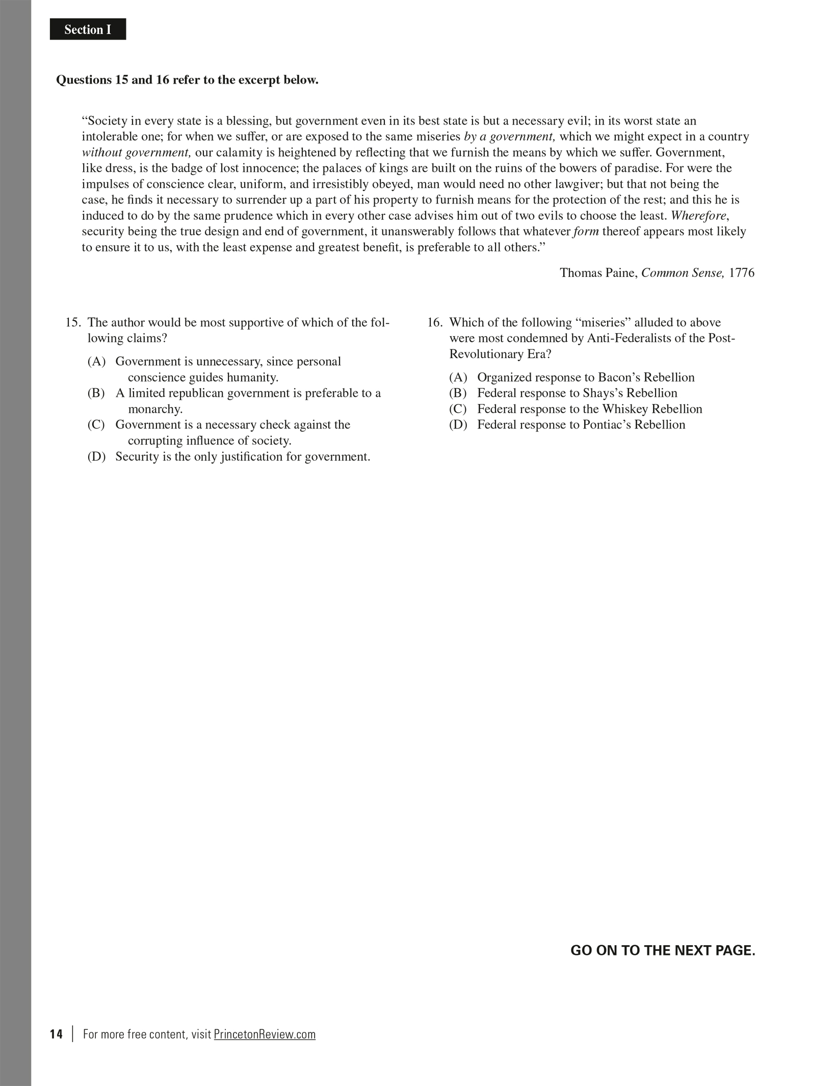 Extended ebook content for Princeton Review AP U.S. History Premium ...